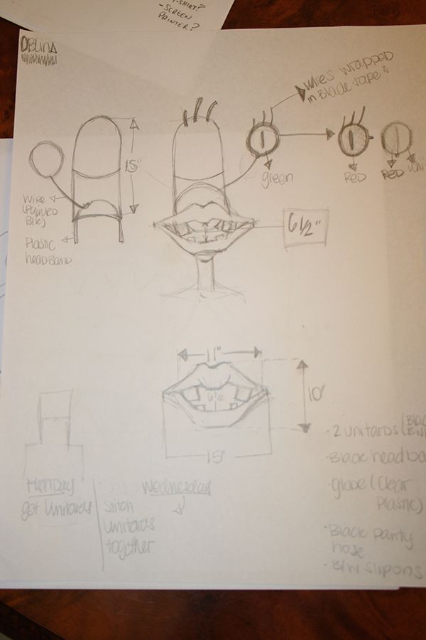 Ickis Costume