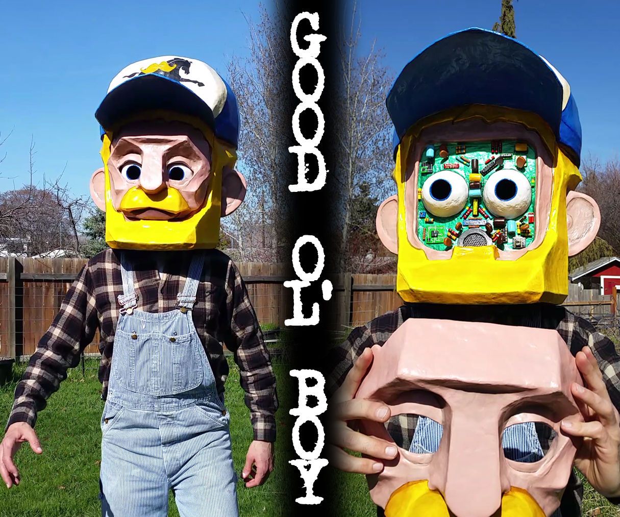 Robot Redneck Mask : 10 Steps (with Pictures) - Instructables