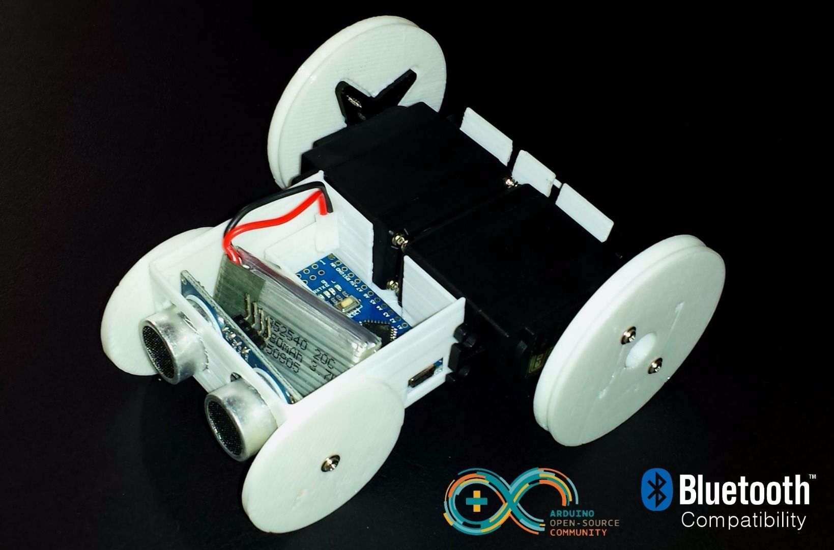SparkRover - 3D Printed Smartphone Controlled Robot : 10 Steps (with ...