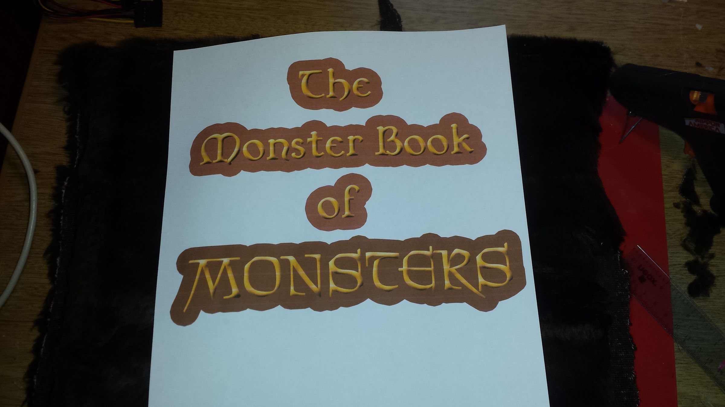 Fully Functional Monster Book of Monsters : 12 Steps (with Pictures ...