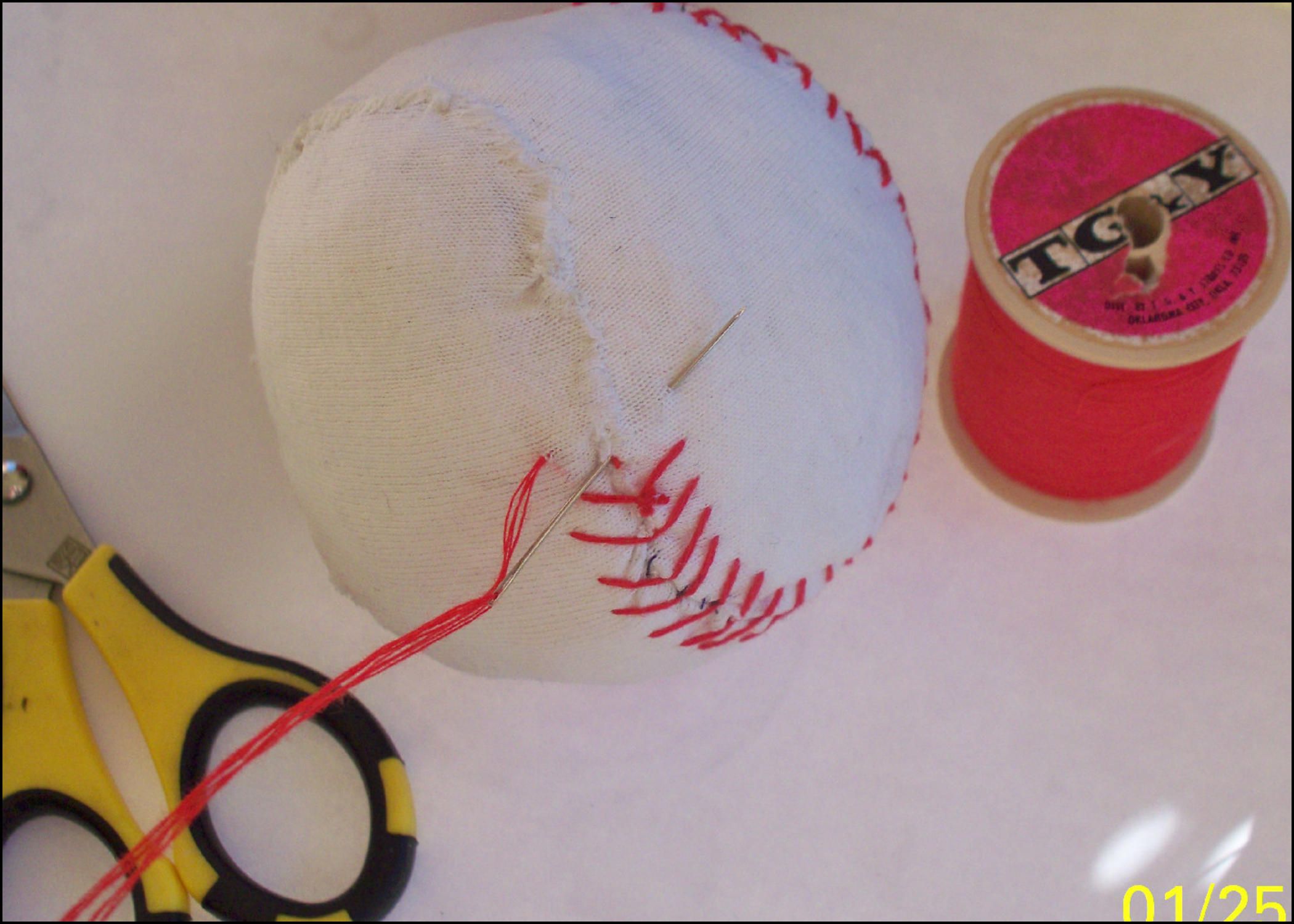 How to Make a Baseball Pincushion : 8 Steps - Instructables