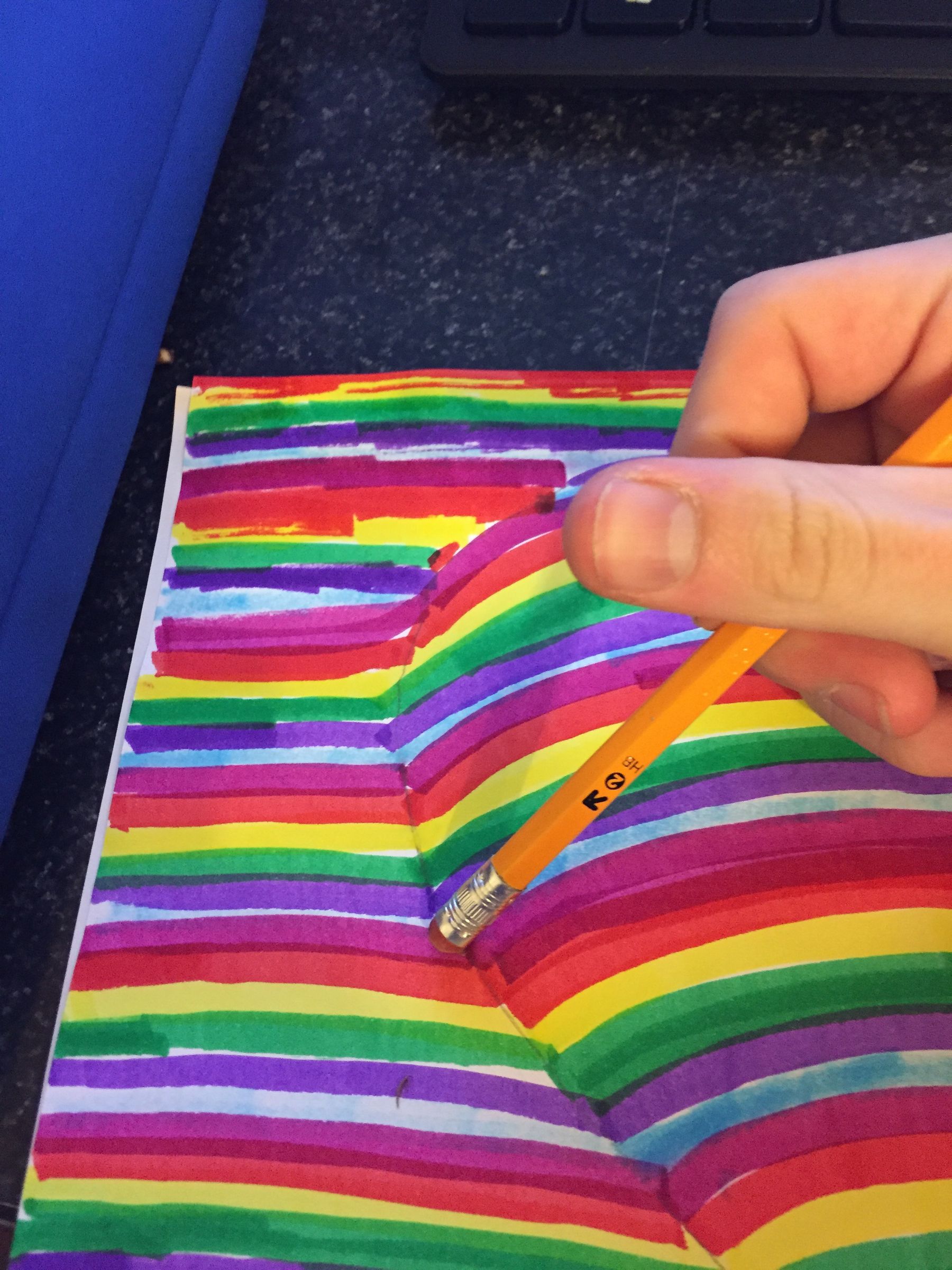 Easy Colourful Pattern Illusion : 4 Steps - Instructables