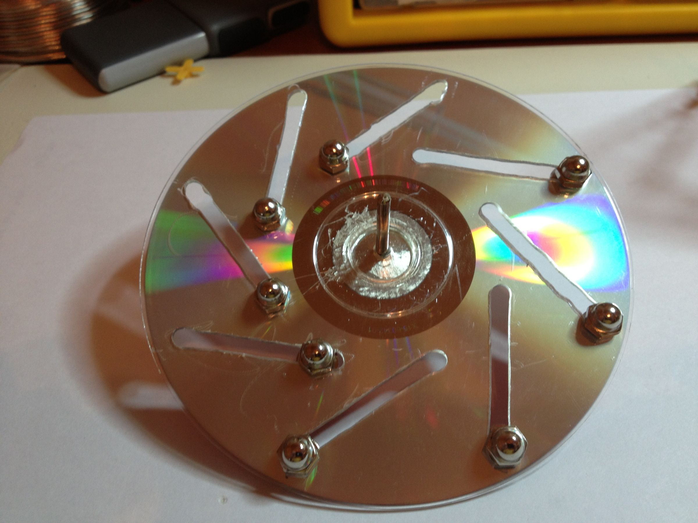 Overbalanced Wheel (Fake Perpetual Motion Machine for Fun) : 9 Steps ...
