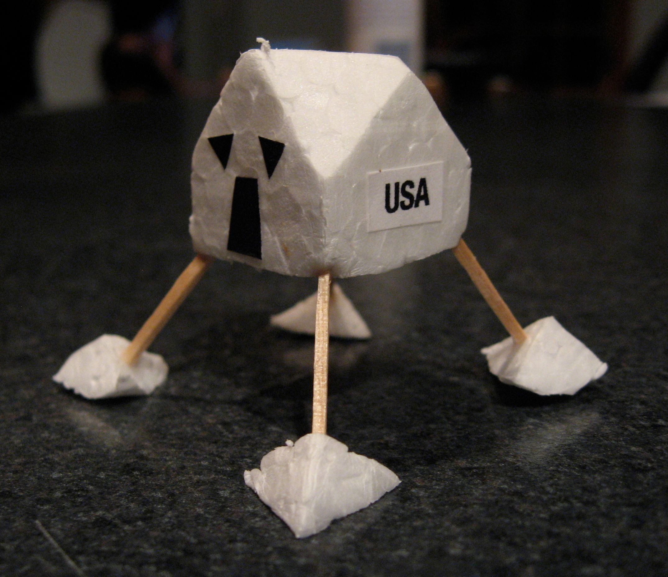 Lunar Module Flying Toy - 40th Anniversary of Apollo 11 : 6 Steps ...