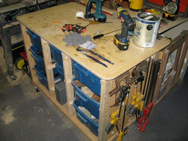 Multi-Use Work Shop StorageTable : 5 Steps (with Pictures) - Instructables