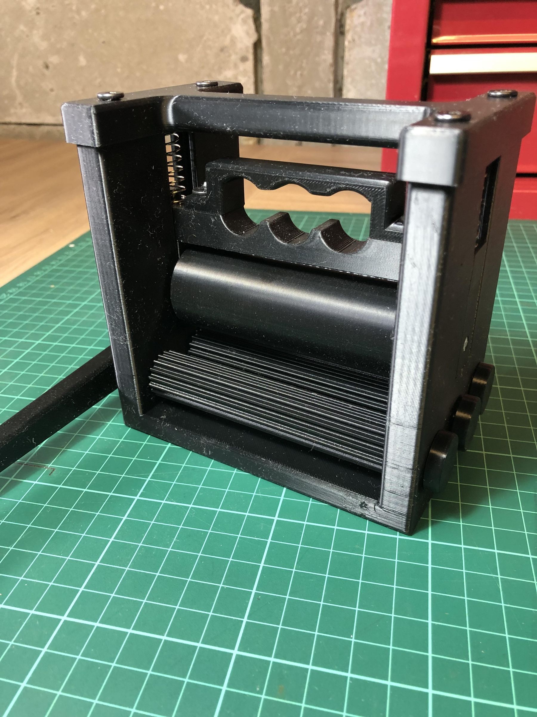 Spring Loaded Mini Relief Print Press. : 8 Steps (with Pictures ...