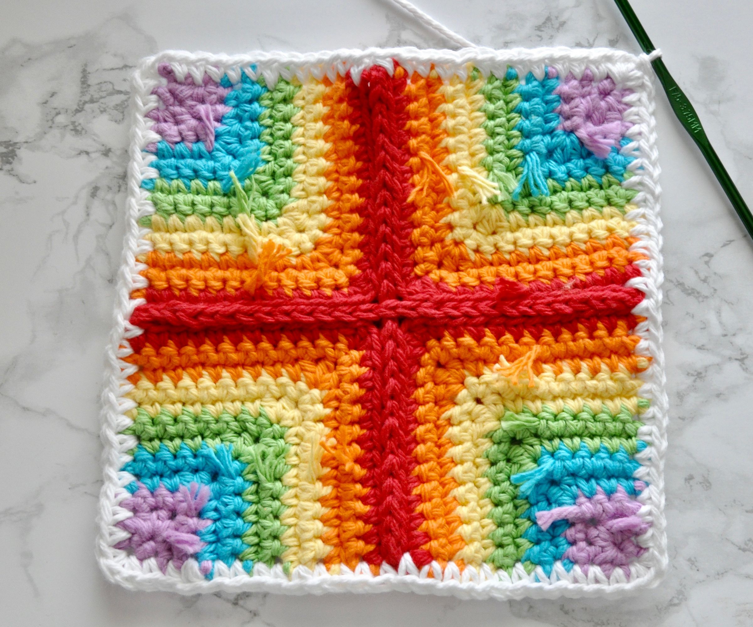 Pieced Crochet Dishcloth/Washcloth : 9 Steps (with Pictures) - Instructables