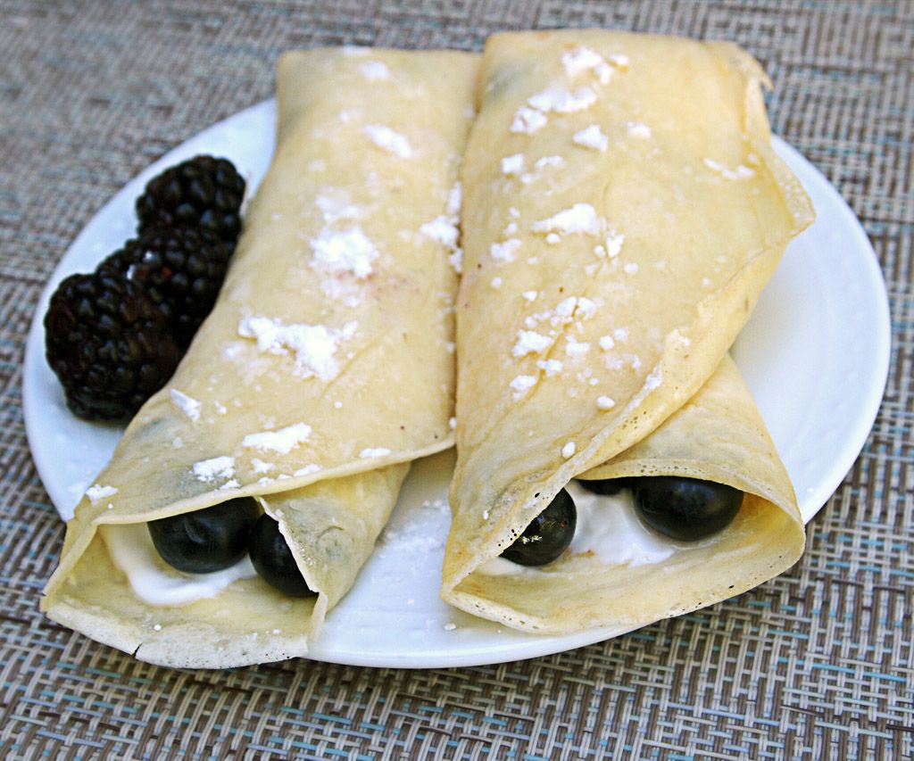 Light & Delicious Healthy Crepes Recipe : 5 Steps (with Pictures ...