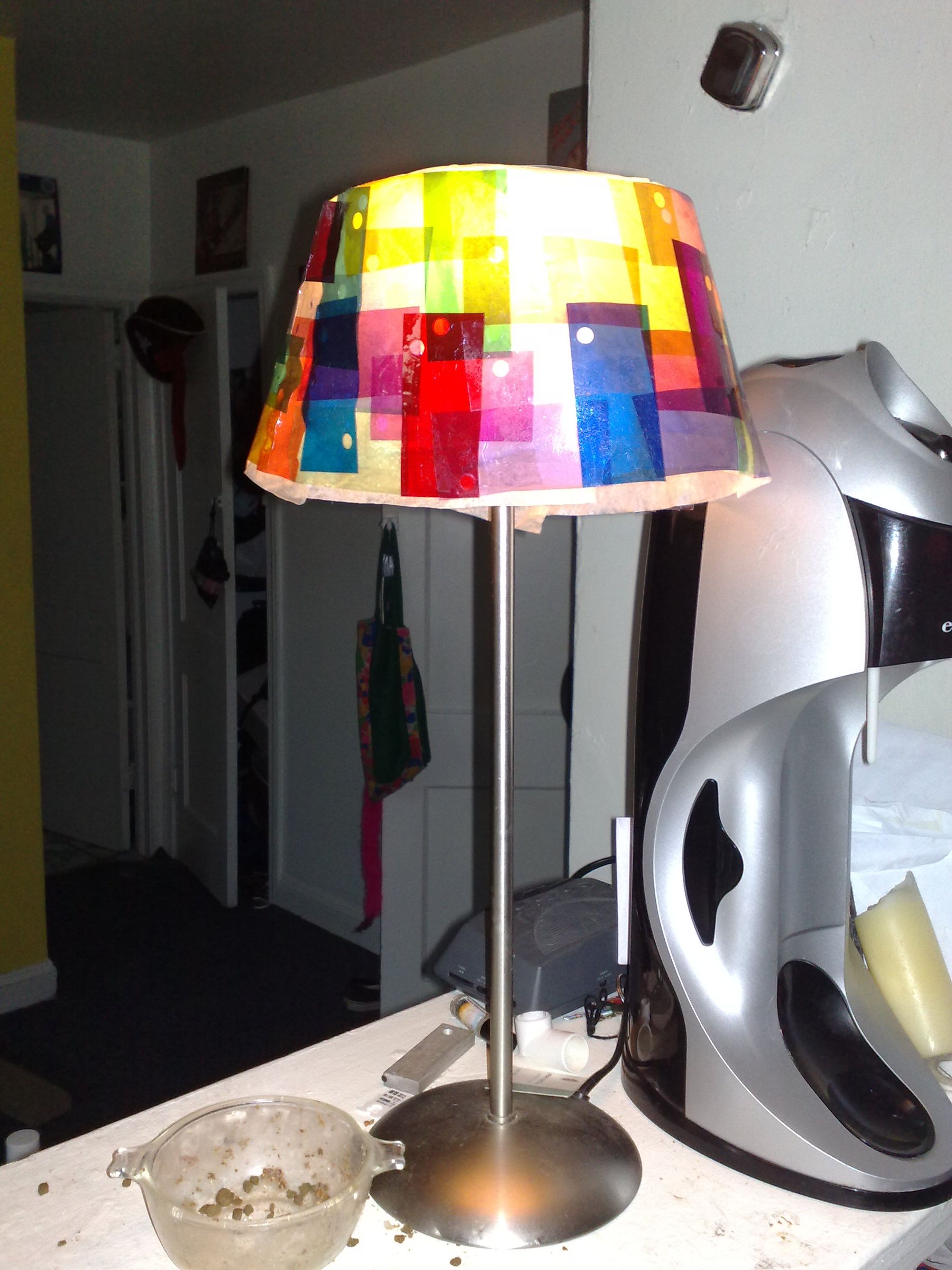 Colorful, Cheap Lampshade : 10 Steps - Instructables
