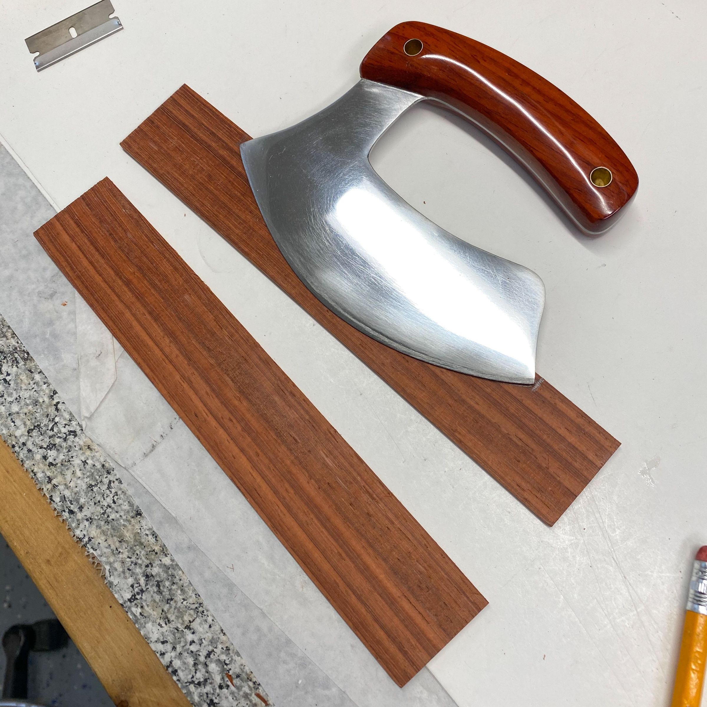 How to Make a Ulu Knife From a Old Saw Blade Plus a Bonus Cutting Board ...