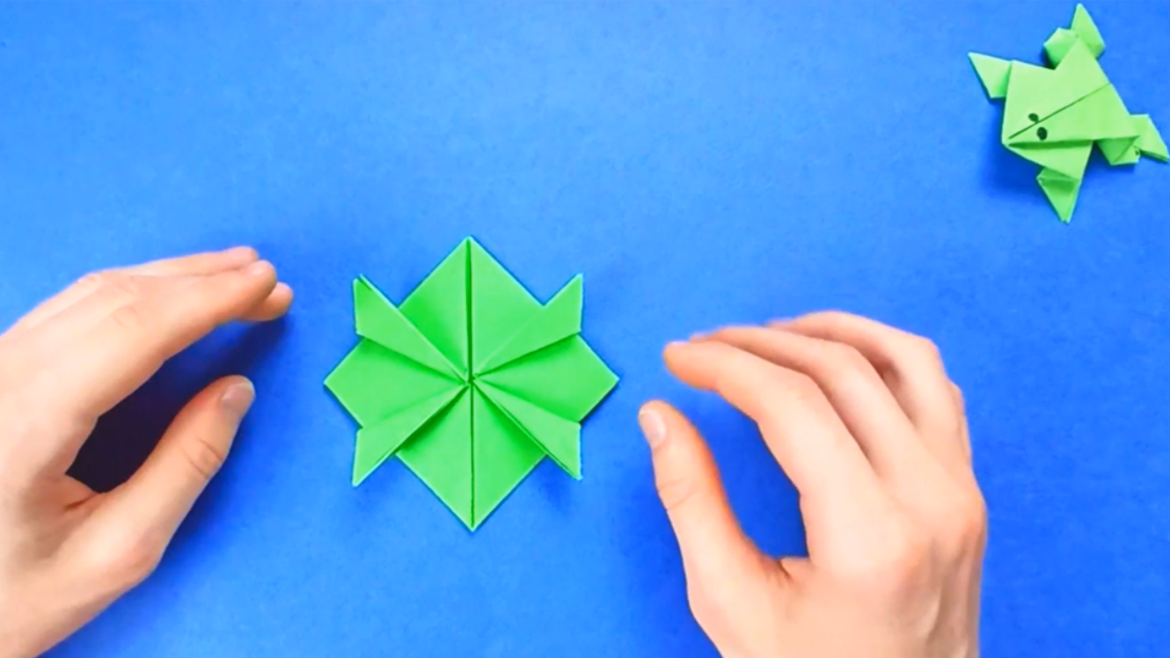How to Make a Jumping Paper Frog? : 36 Steps (with Pictures ...