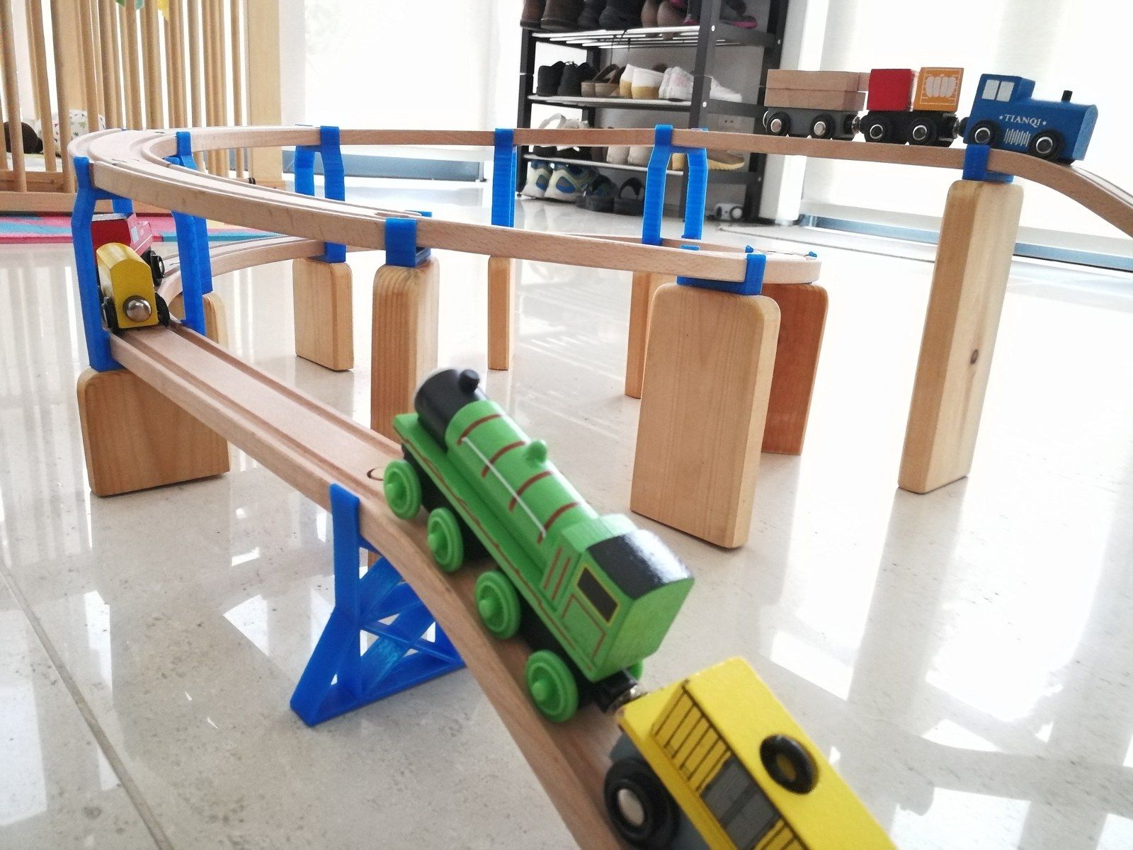 Spiral Ramp for Wooden Train Tracks : 6 Steps (with Pictures ...