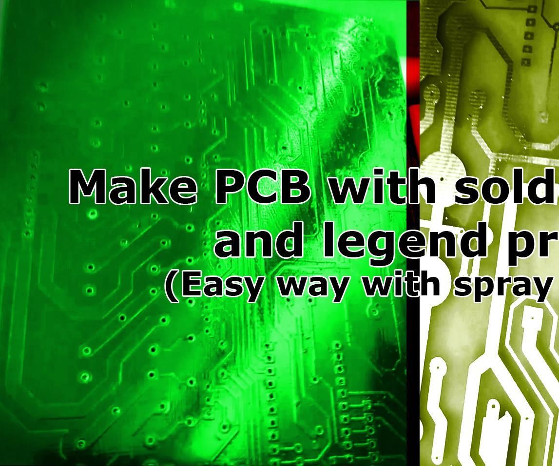 DIY PCB With Spray Paint (video + Pictures) : 9 Steps - Instructables