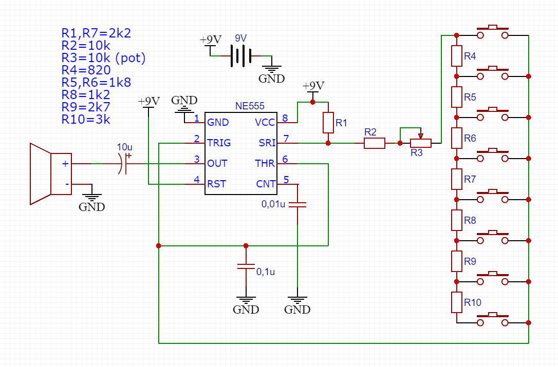 555 Timer Piano - Instructables
