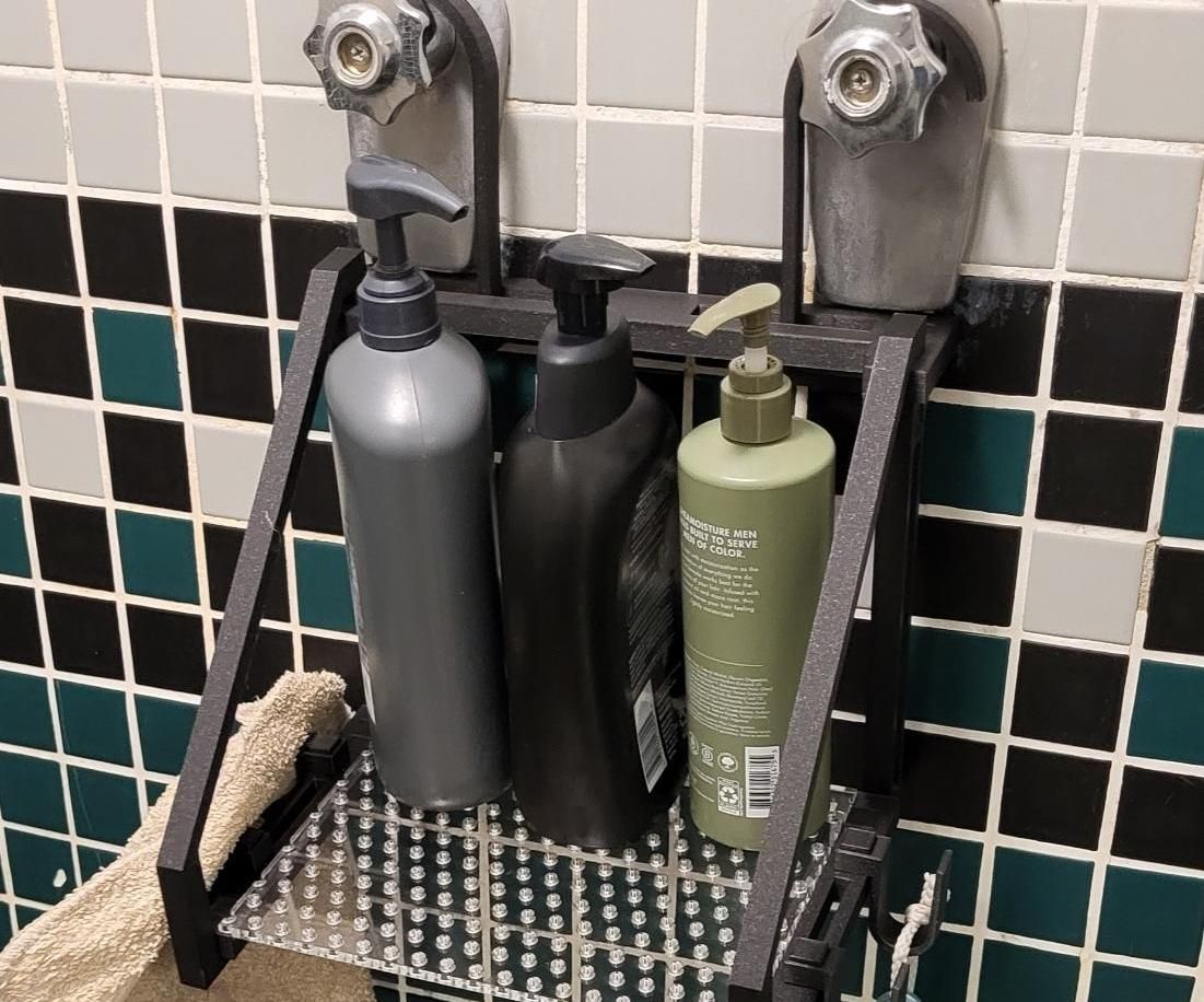 Clutter No More! 3D Printed Shower Shelf With No Fasteners : 6 Steps ...