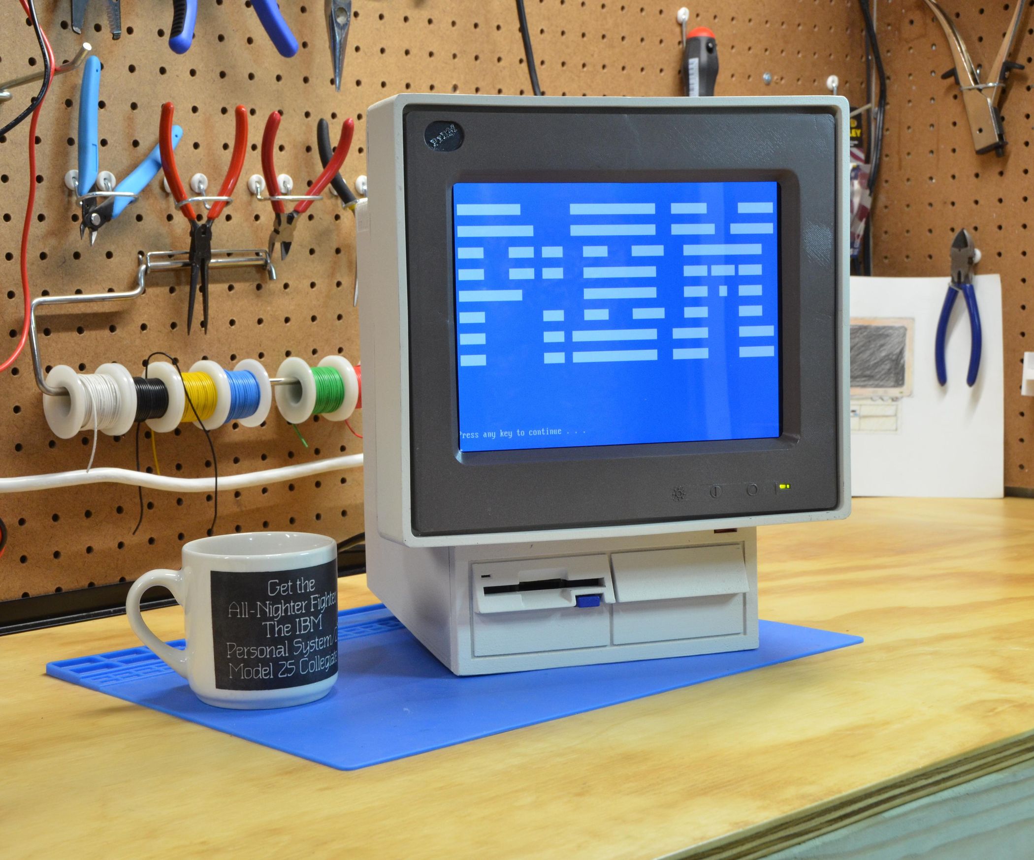 PiBM PS/2 Model 25 - 3D Printing, Assembly, and Electronics : 14 Steps ...