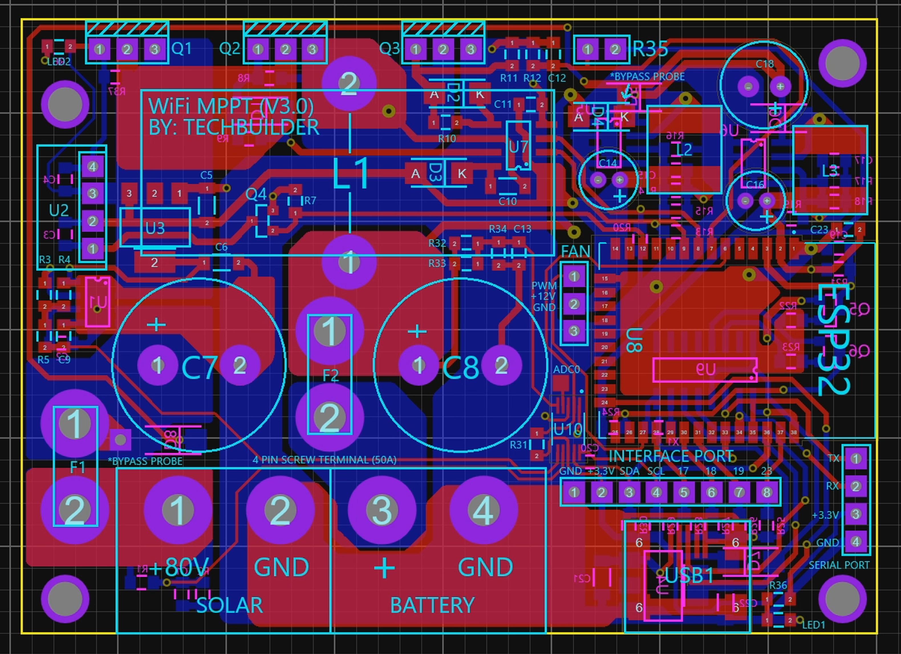 1kW Arduino MPPT Solar Charge Controller (ESP32 + WiFi) : 46 Steps ...