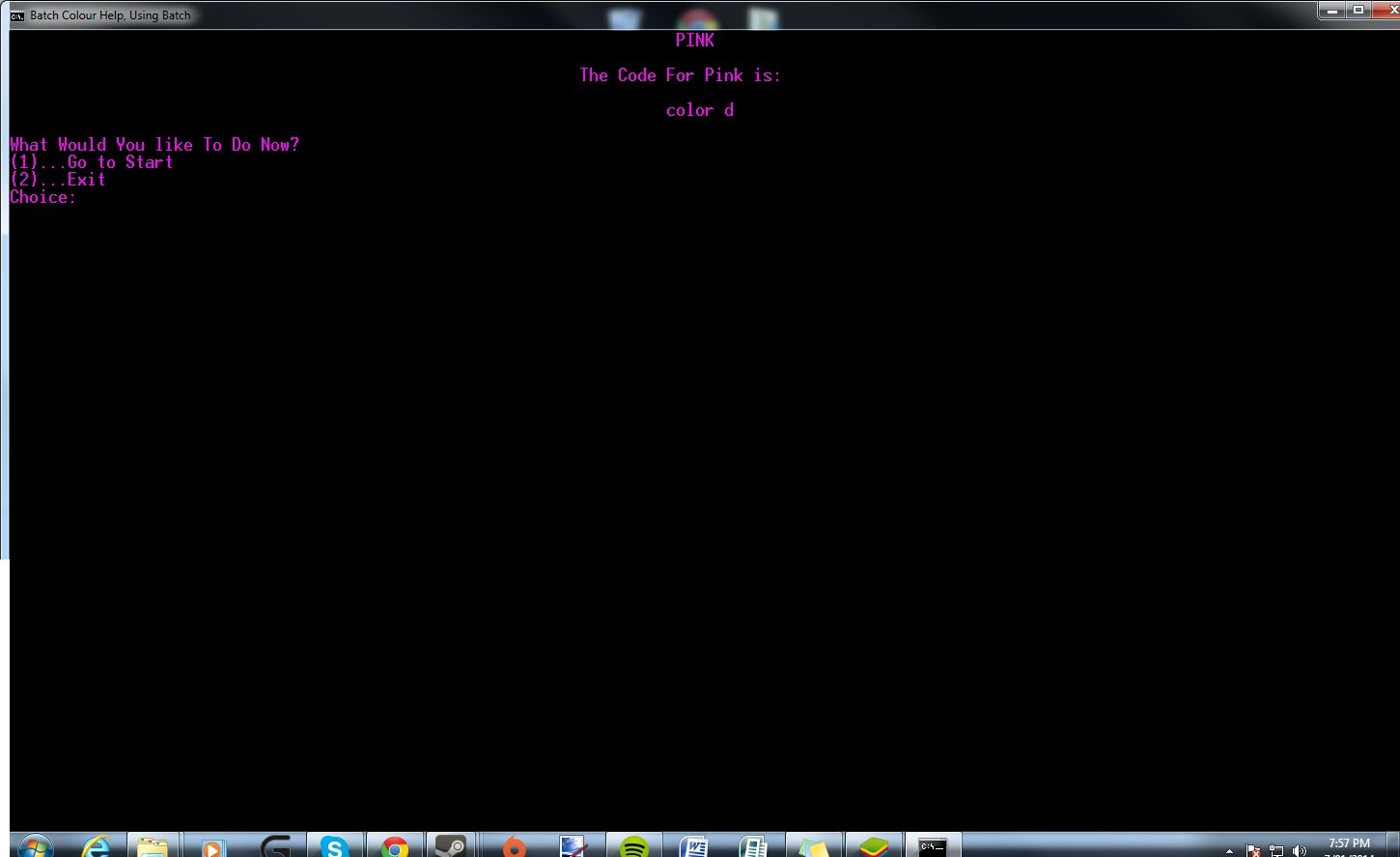 Batch Colours, Using Batch - Instructables