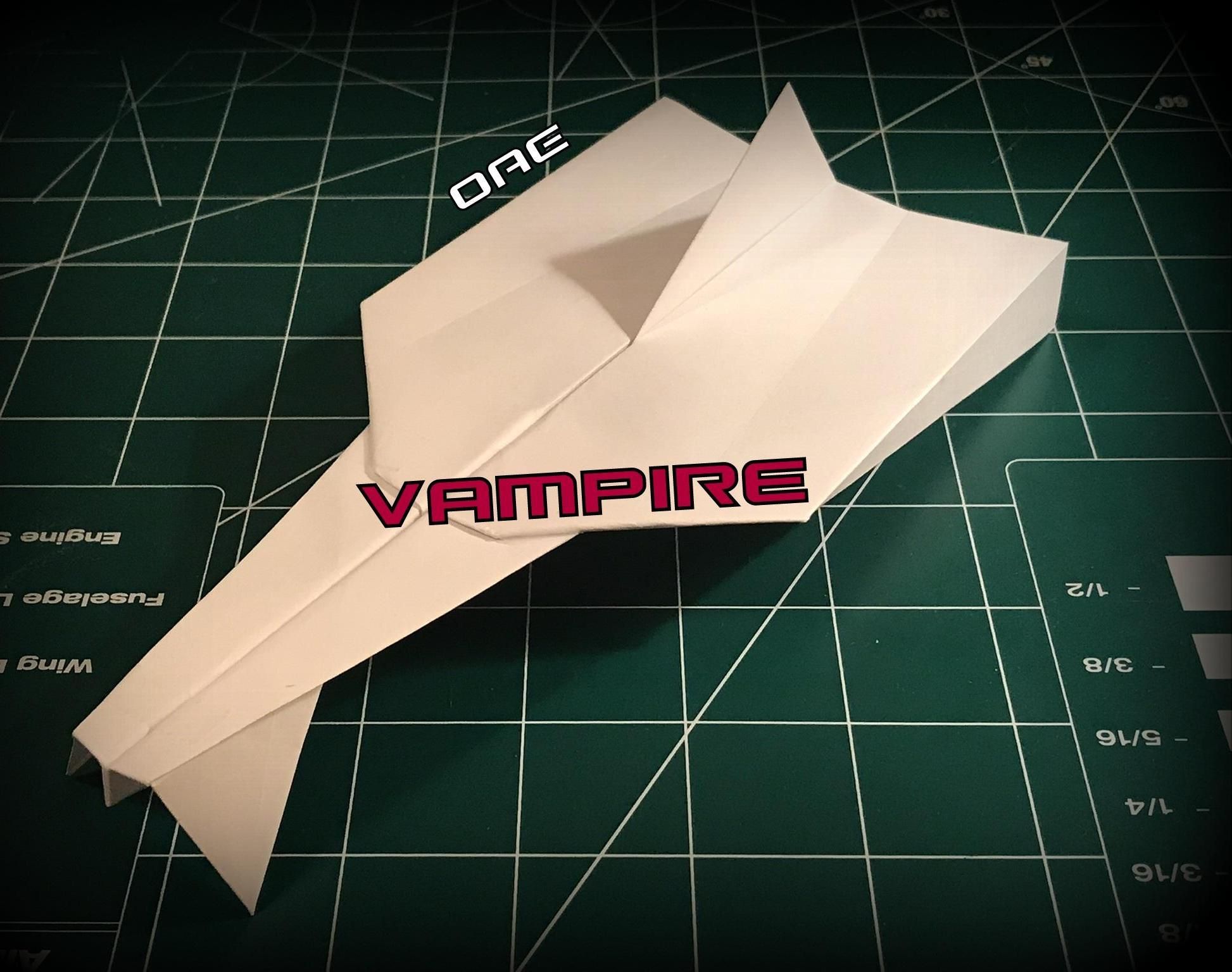 How to Make the Vampire Paper Airplane : 7 Steps (with Pictures ...