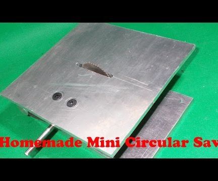 Homemade Mini Saw DIY Circular Table Saw Handmade Woodworking ...