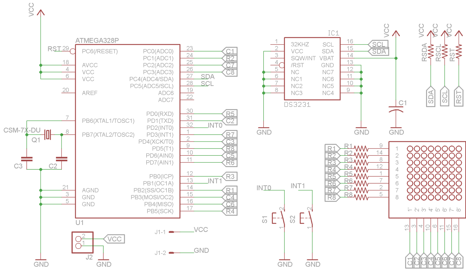 DIY Arduino Dot Matrix Wrist Watch : 13 Steps (with Pictures ...