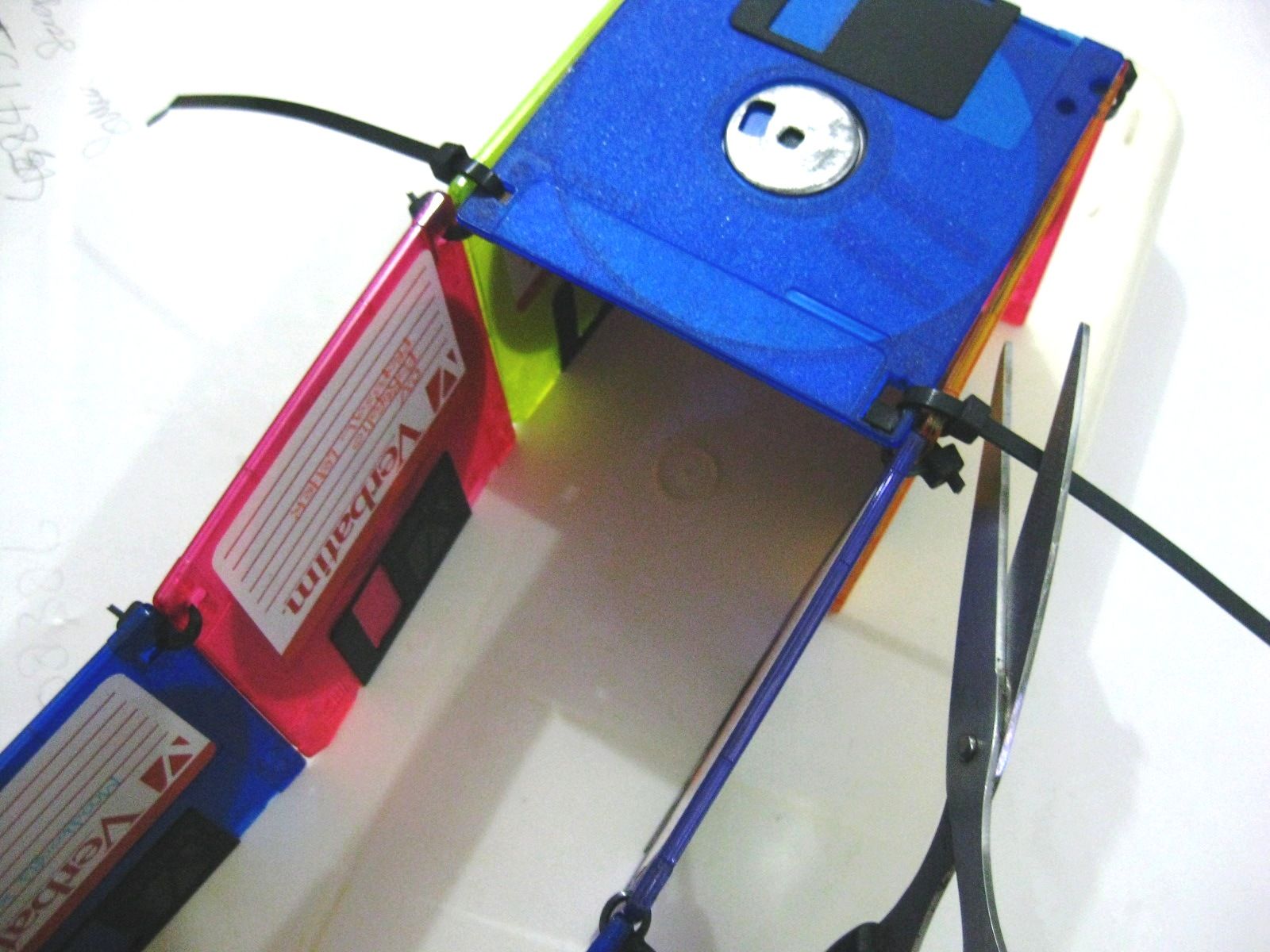 Colorful Floppy Disk Box : 3 Steps - Instructables