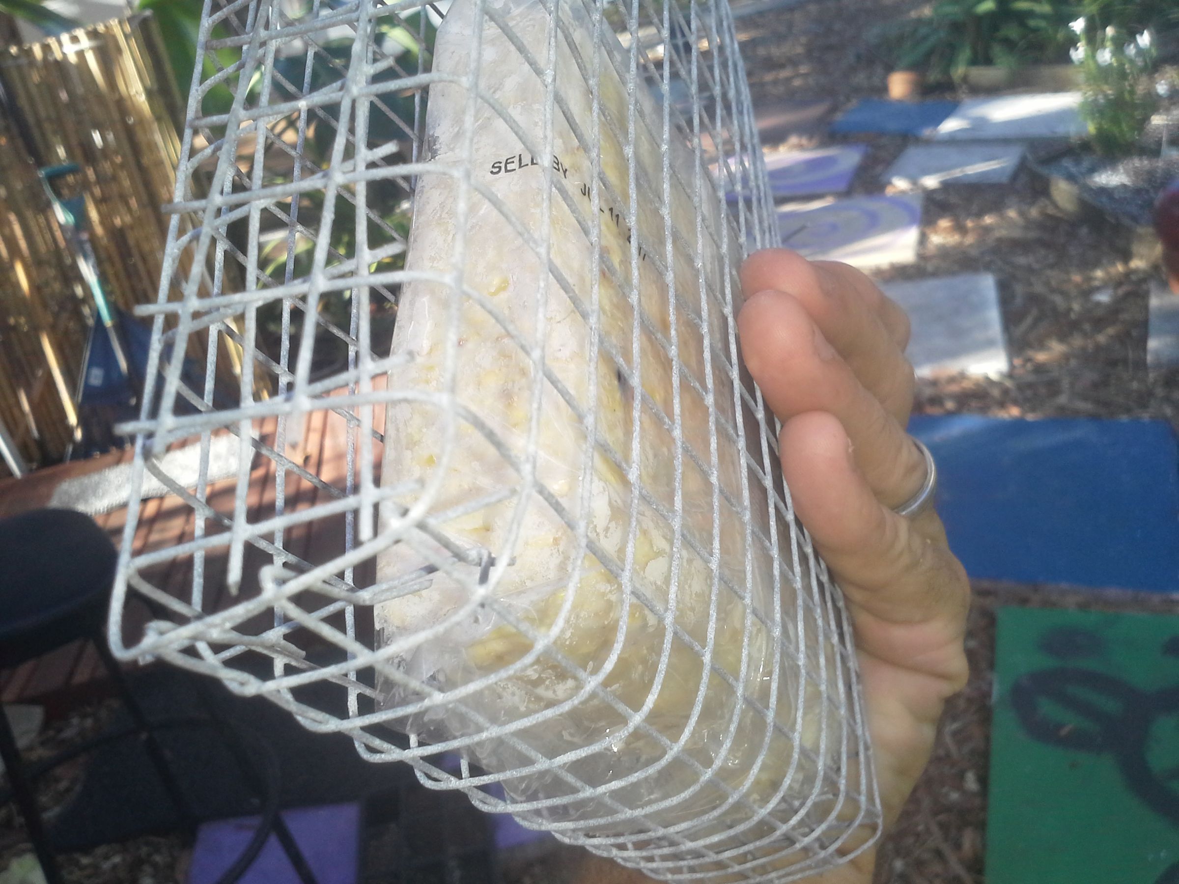 Suet Cage From Scrap Mesh and Wire. : 8 Steps - Instructables
