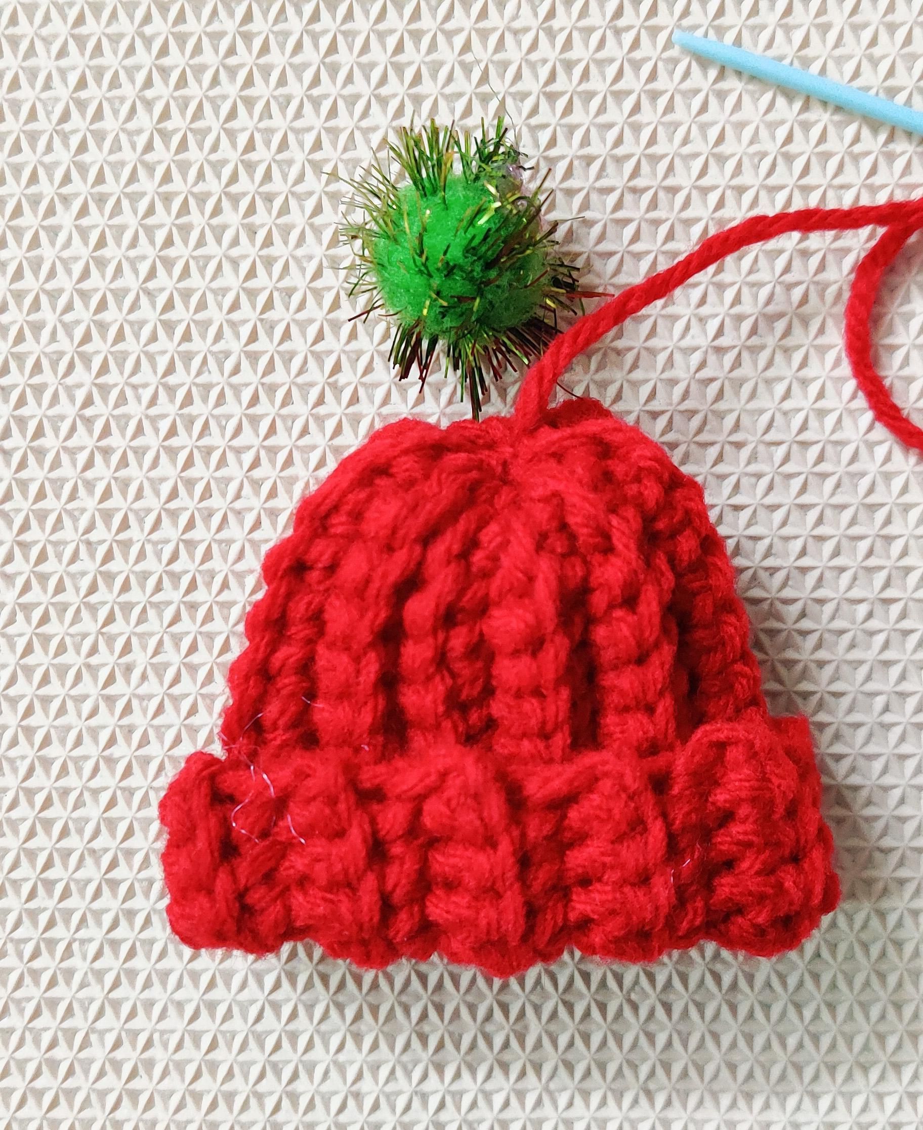 Easy and Quick Crochet Mini Hat Ornament : 6 Steps (with Pictures ...