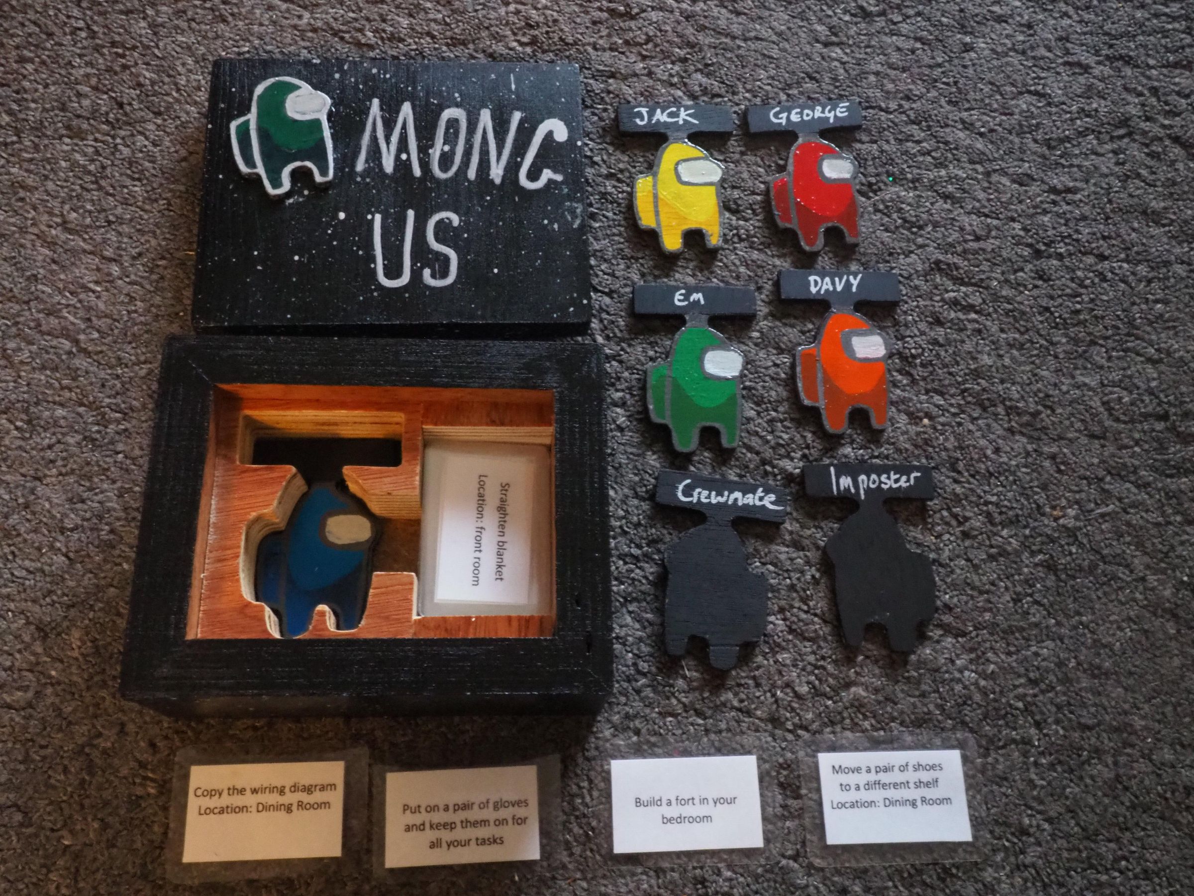 Real Life Among Us Game Set : 5 Steps (with Pictures) - Instructables