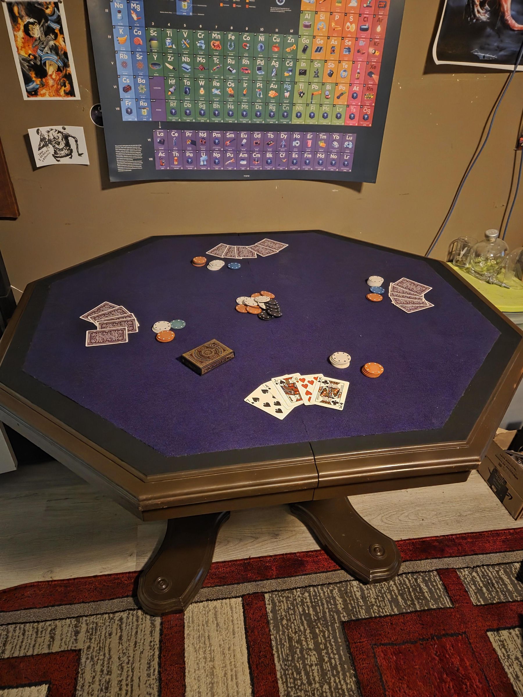 Purple Poker Table and Study Desk : 7 Steps (with Pictures) - Instructables