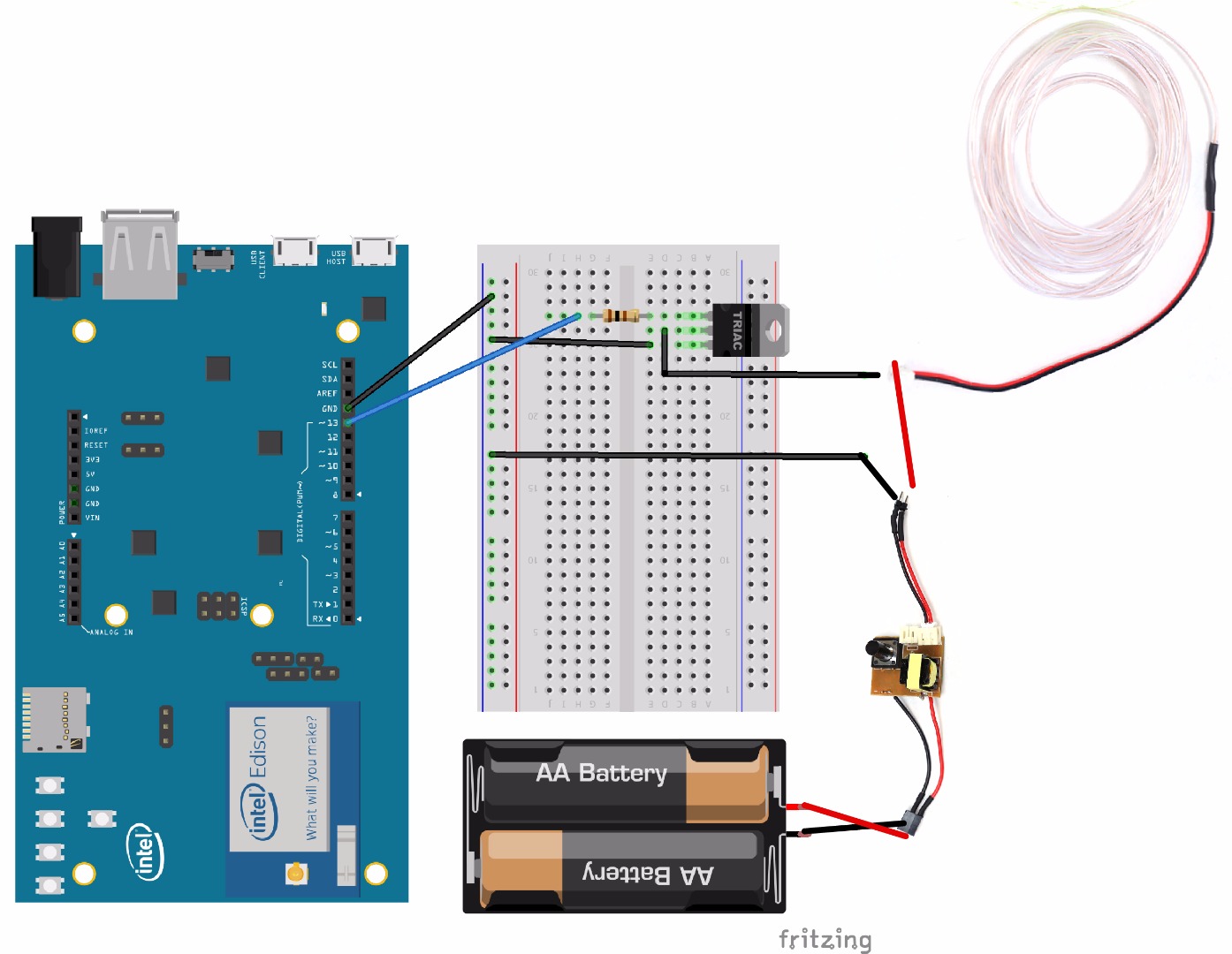 Intro to EL (Electroluminescent) Wire : 7 Steps (with Pictures ...