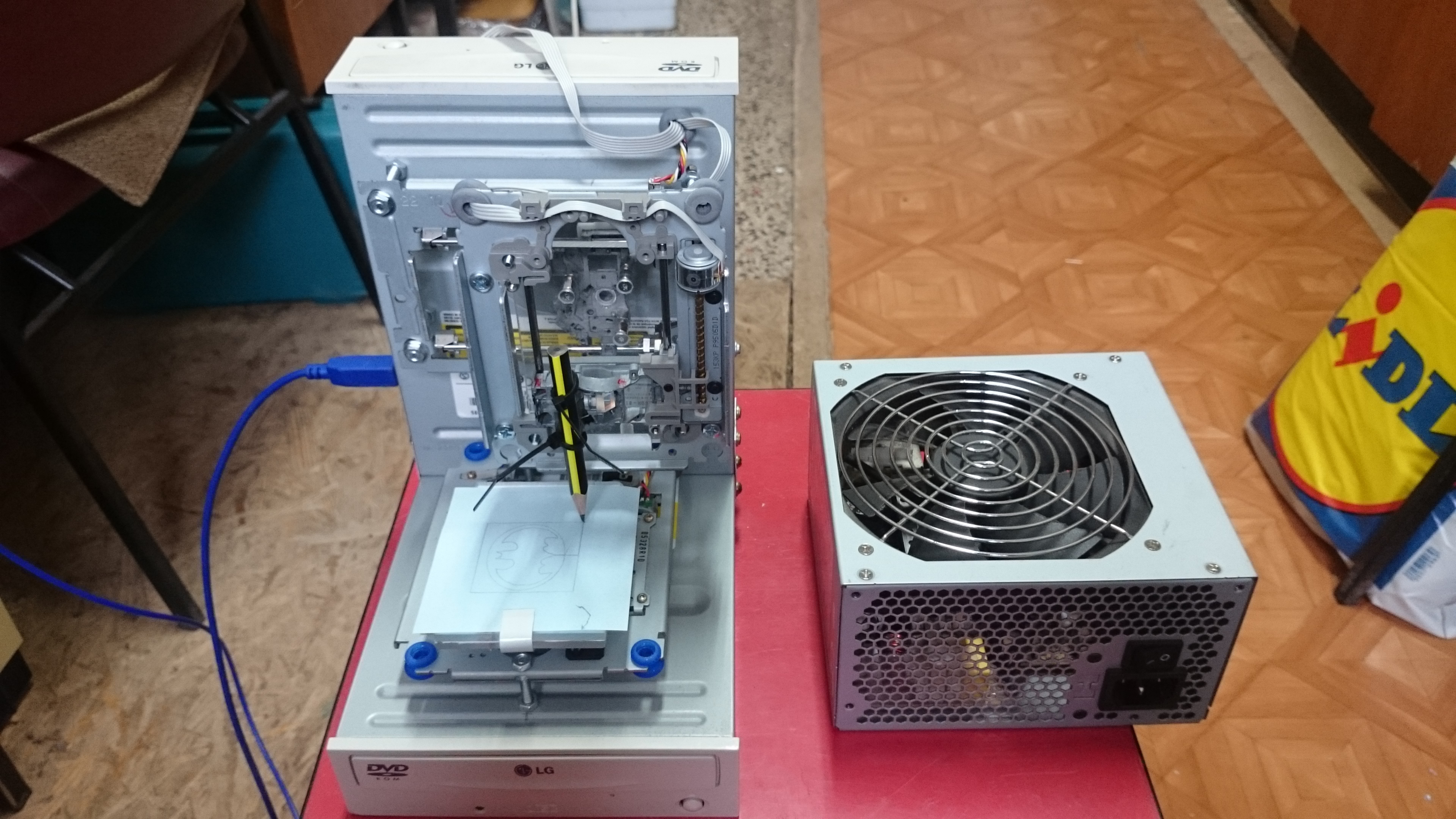 Arduino Mini CNC Plotter Machine From Dvd Drives : 10 Steps (with ...