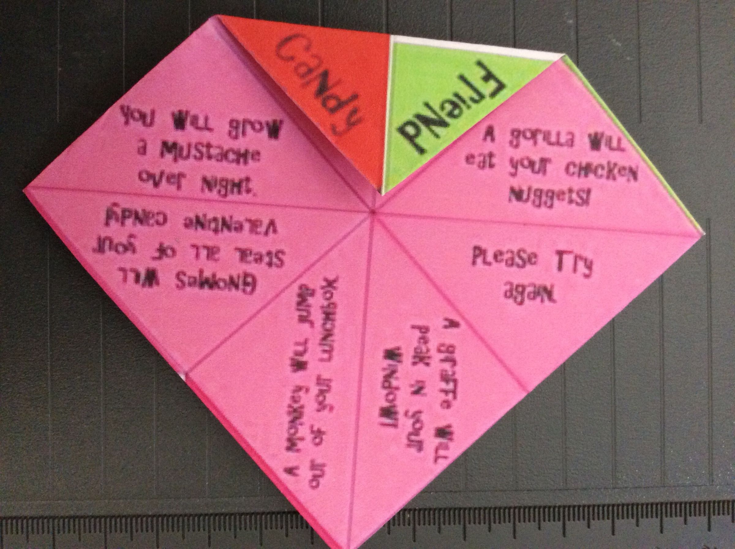 Valentines Day Cootie Catcher : 6 Steps - Instructables