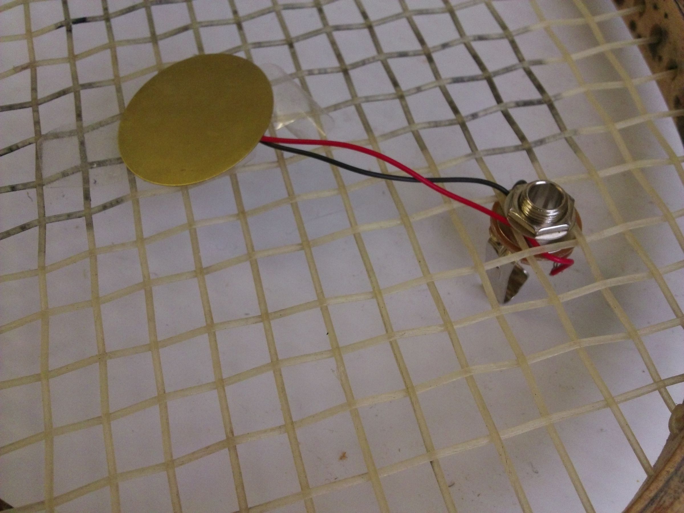 Turn a Tennis Racket Into a 3-stringed Guitar : 6 Steps (with Pictures ...