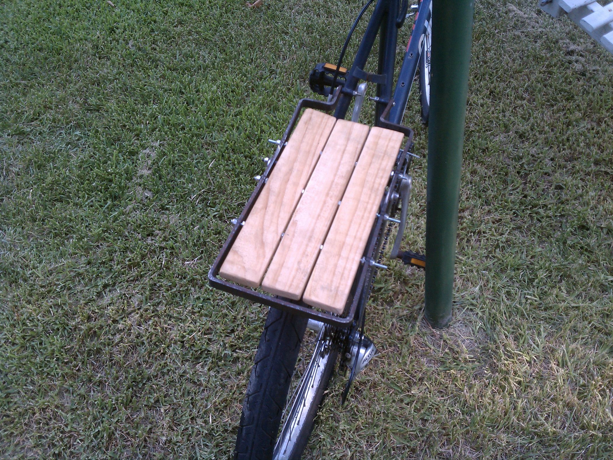 Steel and Wood Bicycle Cargo Rack : 7 Steps (with Pictures) - Instructables