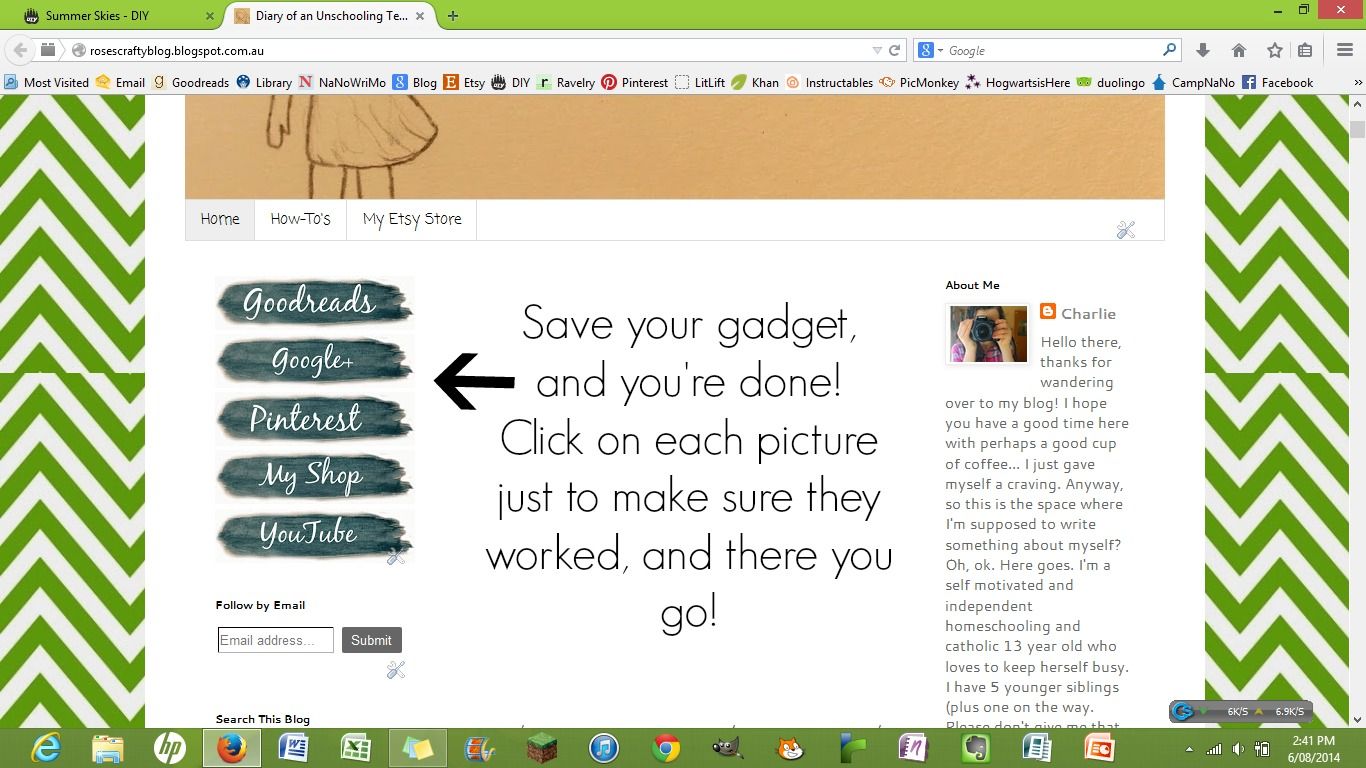 How to Add Social Media Buttons to You Blogger (Blogspot) Blog : 11 ...