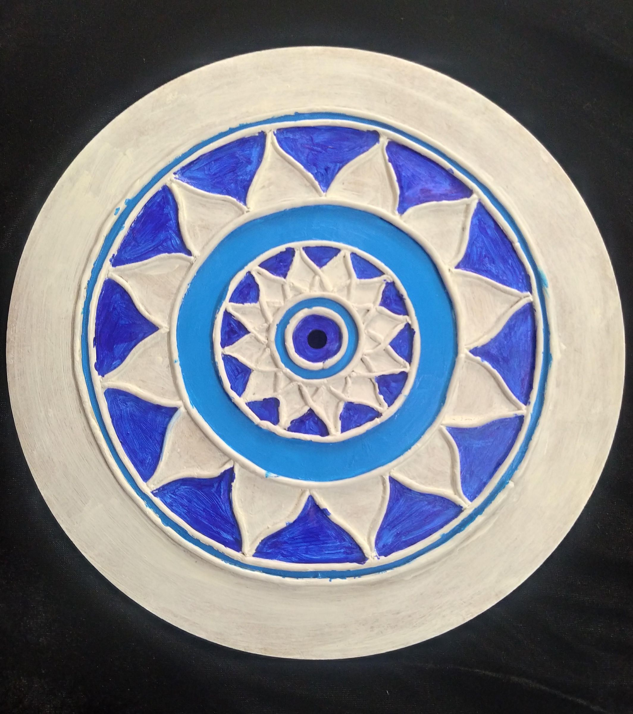 Blue Lippan Art Wall Clock : 24 Steps (with Pictures) - Instructables