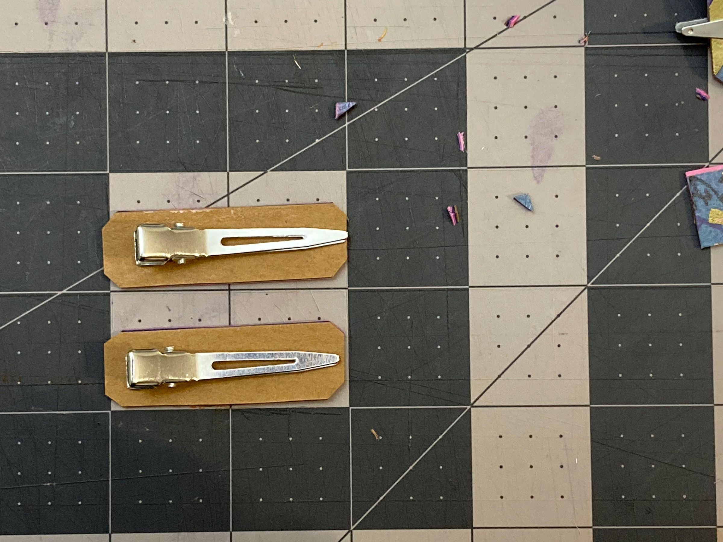 Laminated Paper Barrettes and Hair Clips : 12 Steps (with Pictures ...