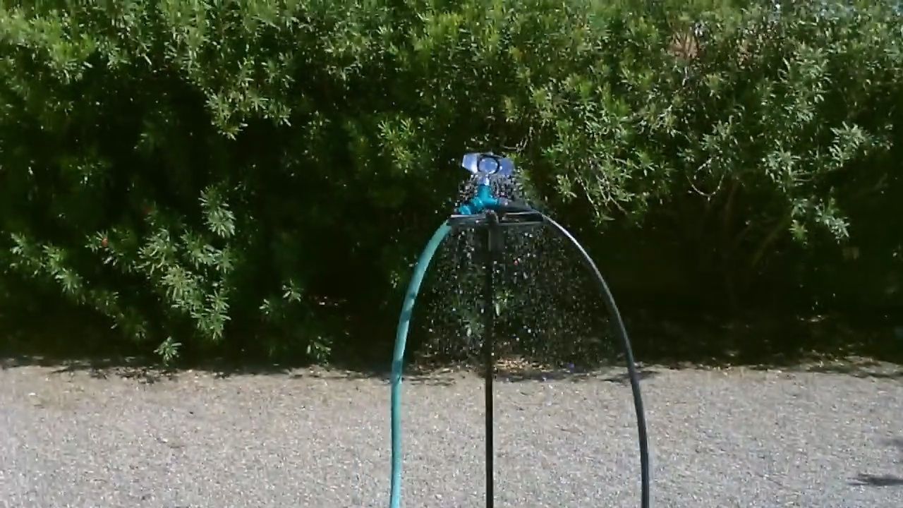 Solar Hot Water Shower - DIY Solar Shower - (using Black Poly Water ...