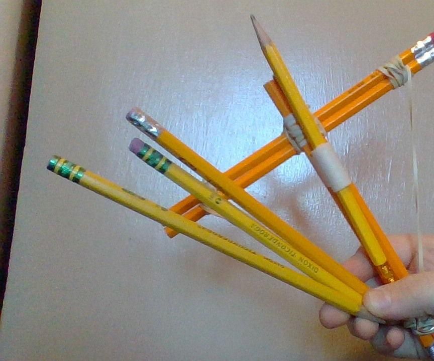 How to Make a Pencil Crossbow : 7 Steps - Instructables
