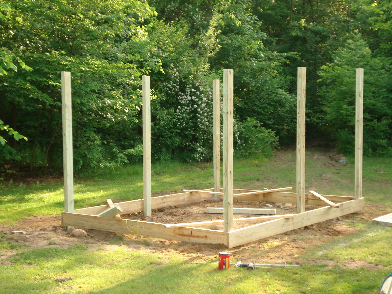 How to Build a 12x20 Cabin on a Budget : 15 Steps (with Pictures ...