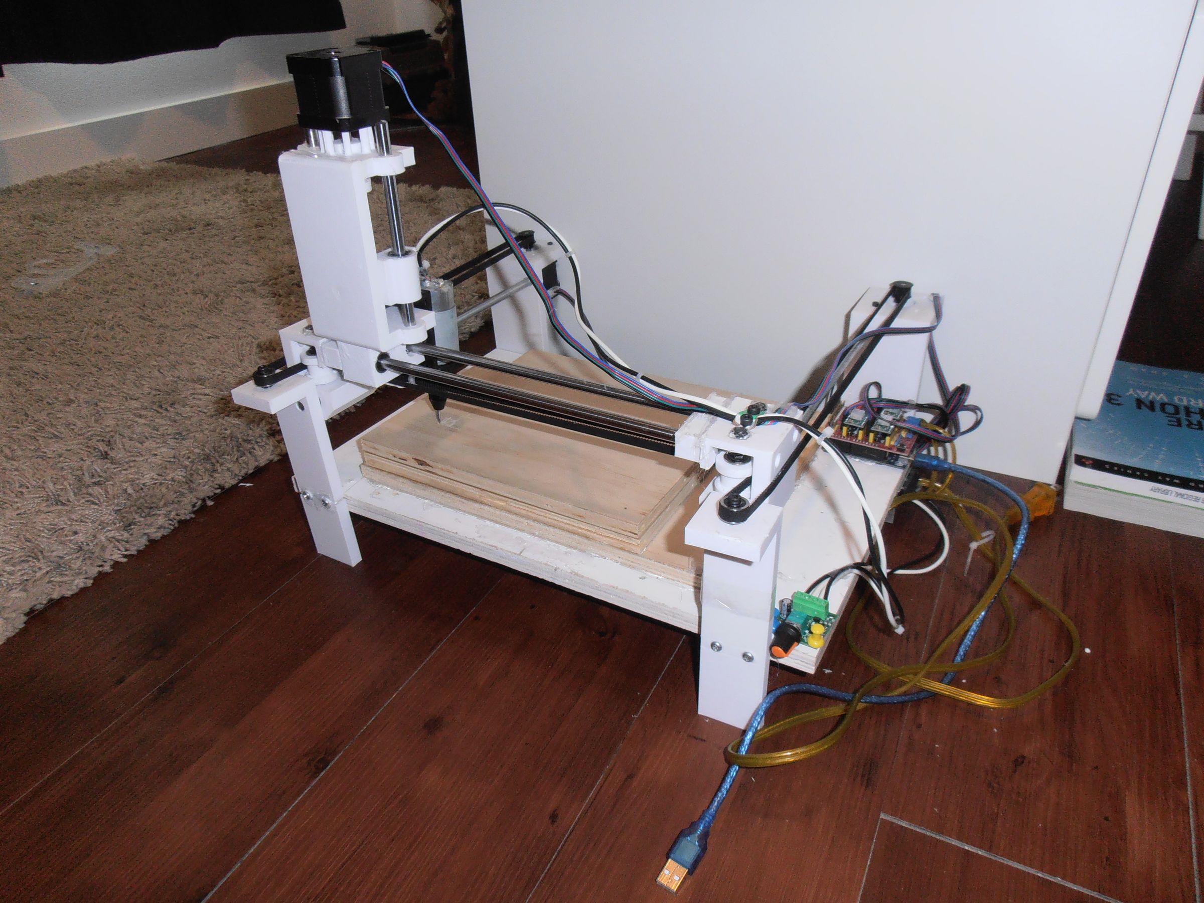 A (partly) 3-D Printed CNC (HBOT) : 4 Steps - Instructables
