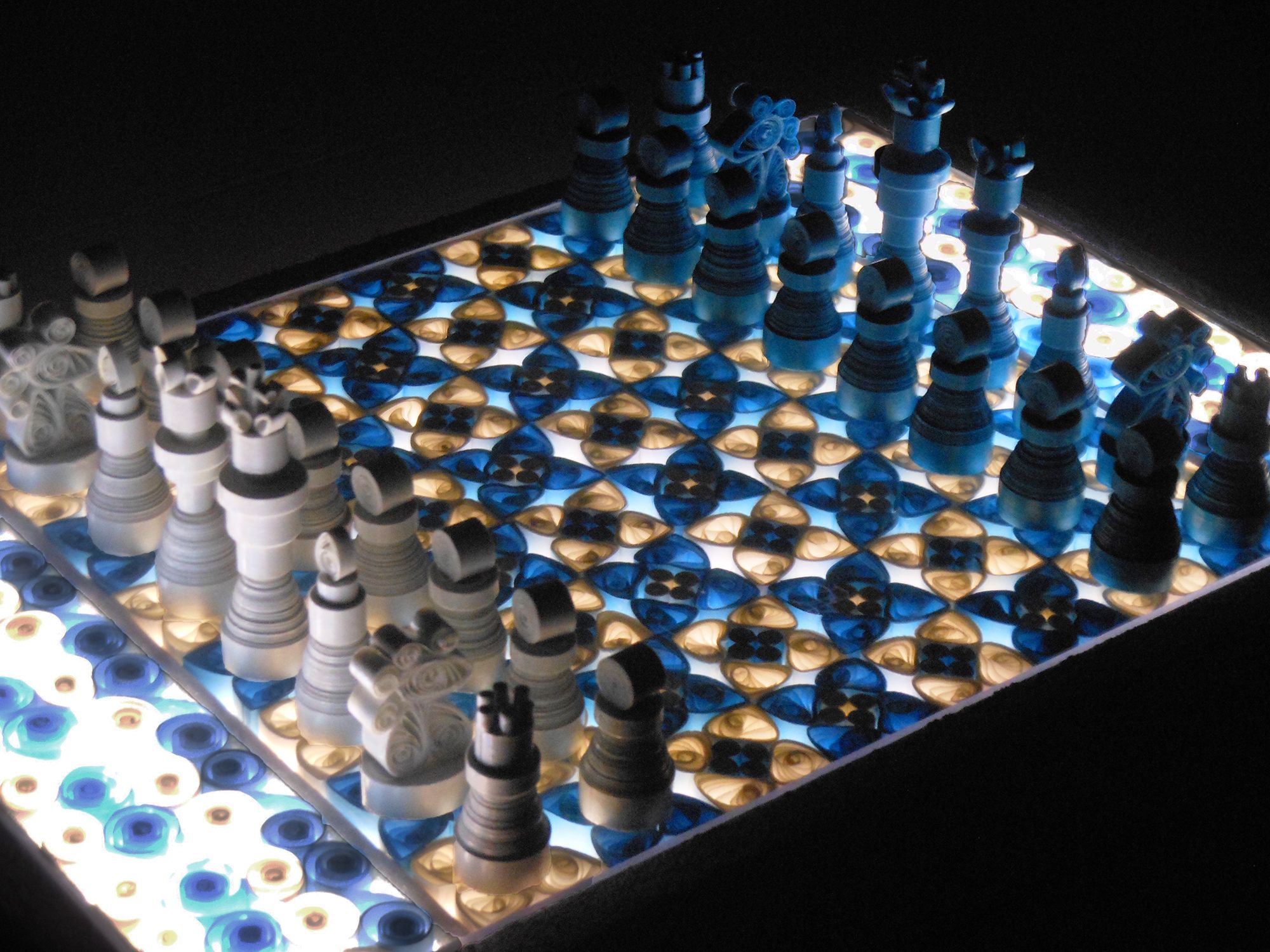 Quilled Chess Box With Light : 22 Steps (with Pictures) - Instructables