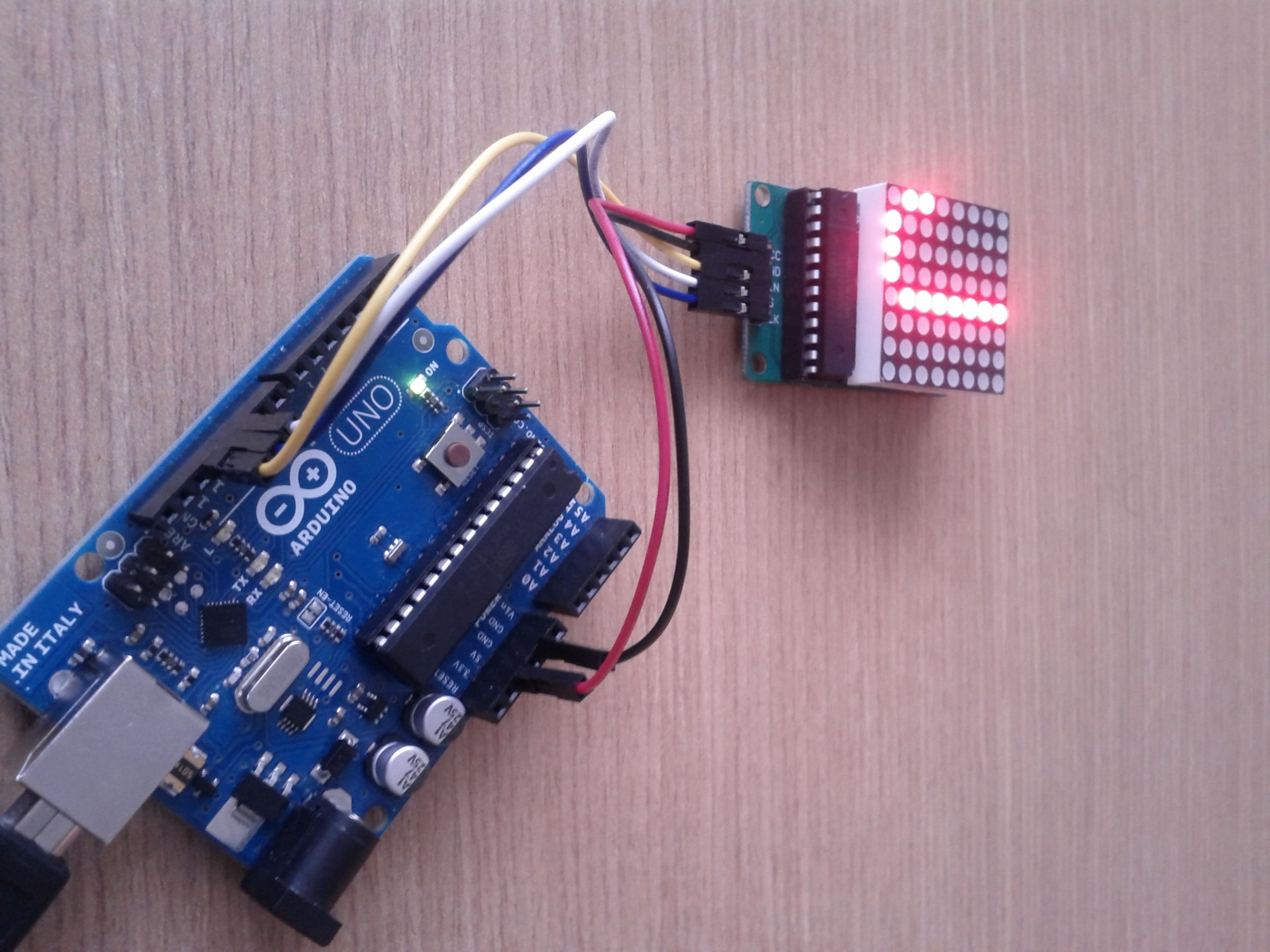 LED Matrix With Arduino : 5 Steps - Instructables