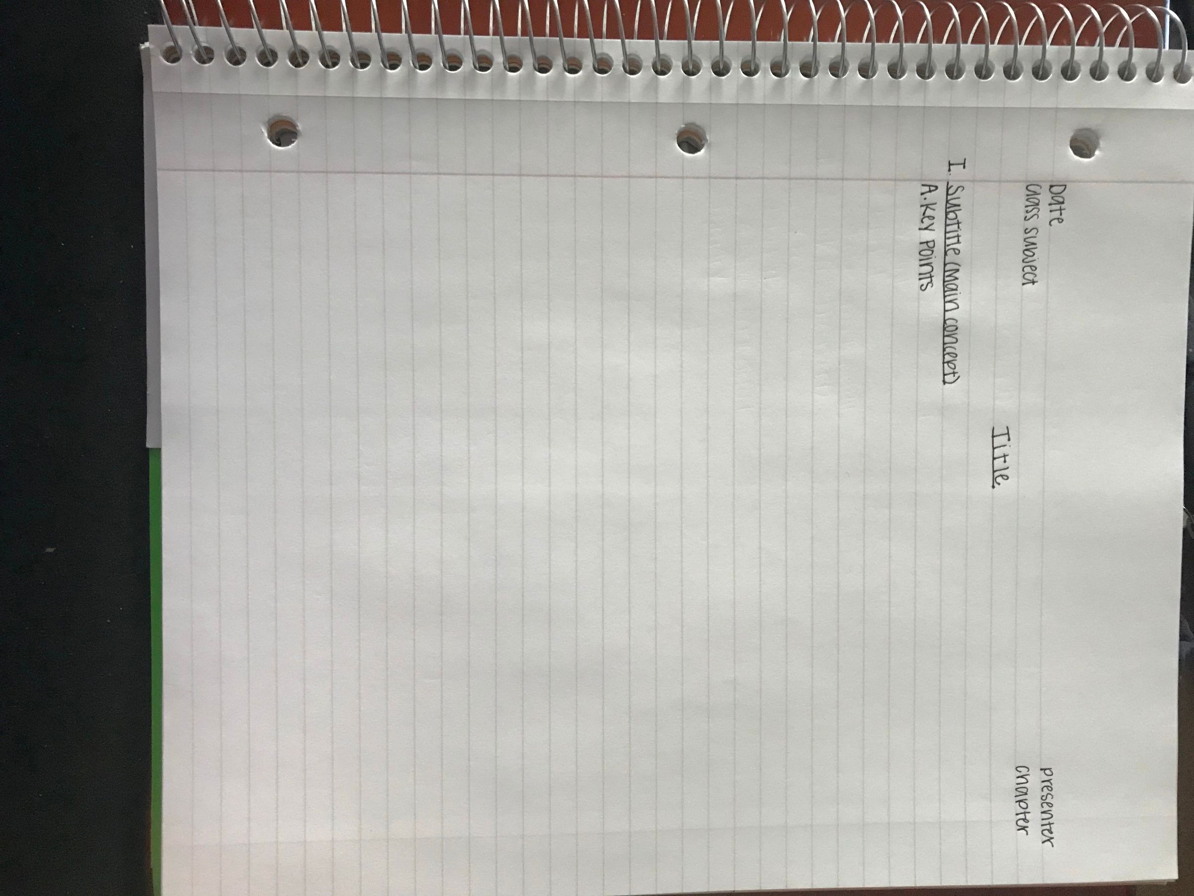 HOW TO TAKE EFFECTIVE OUTLINE NOTES : 10 Steps - Instructables