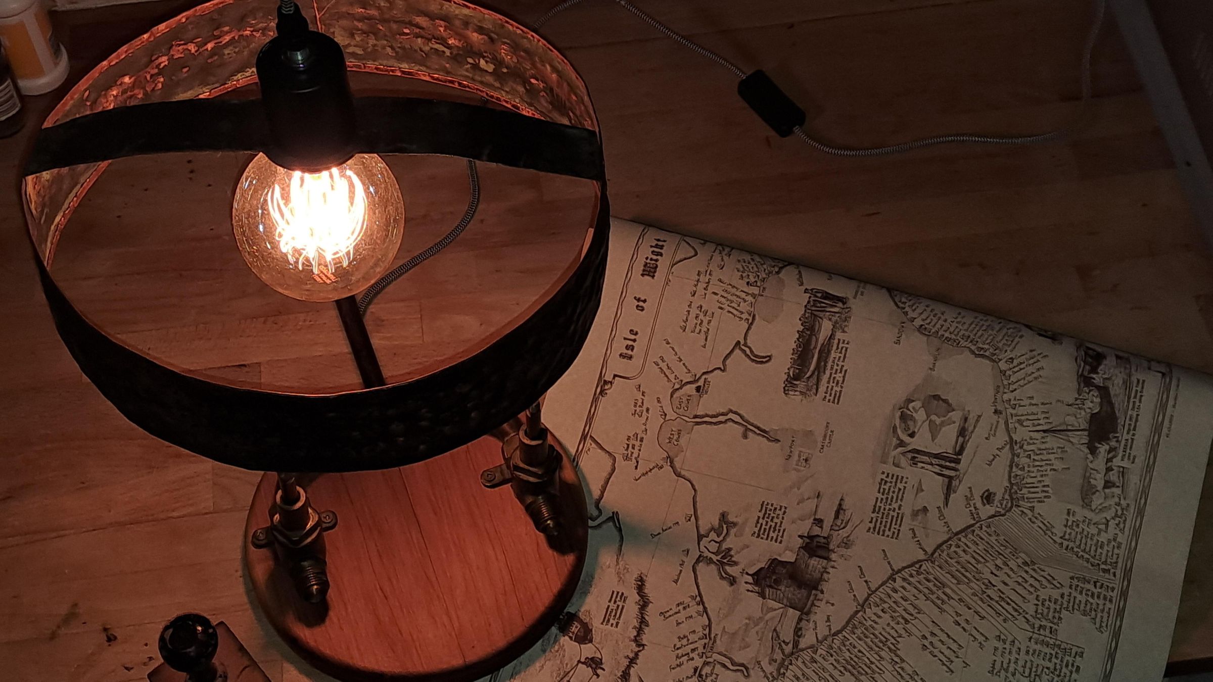 Recycled Beaten Copper Lamp : 17 Steps - Instructables