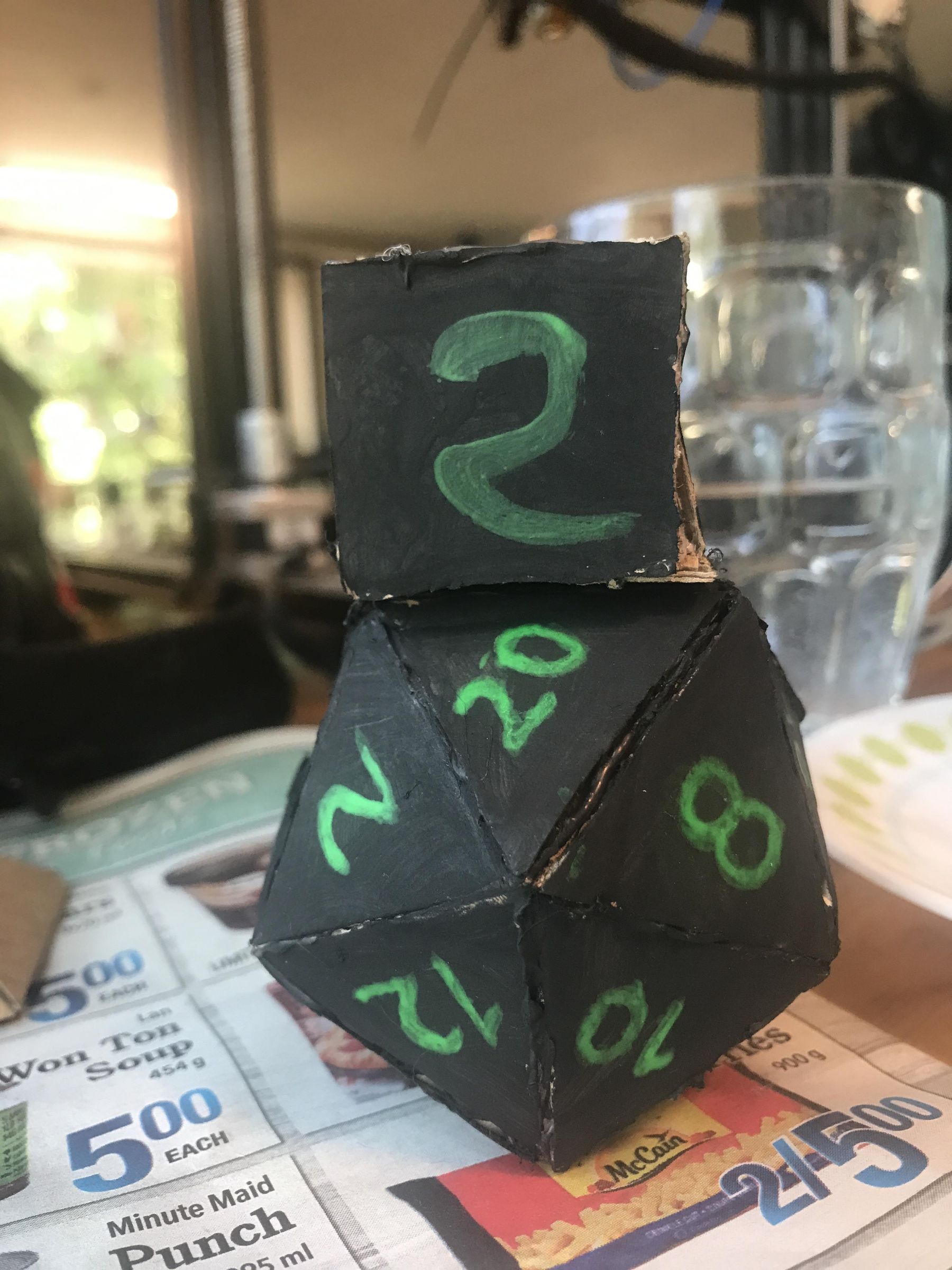 Large 20 Sided Dice : 5 Steps - Instructables