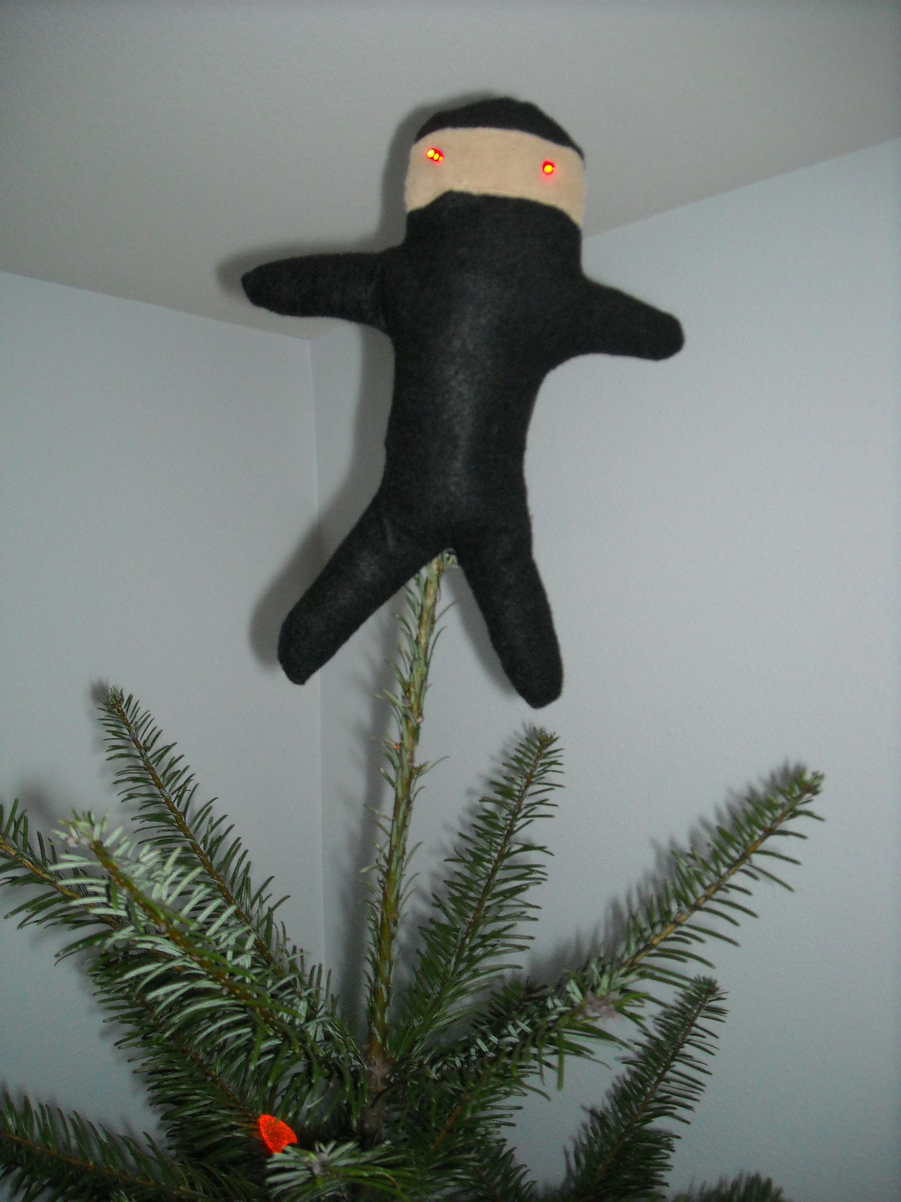 Ninja Tree Topper (with Light Up Eyes!) : 8 Steps (with Pictures ...