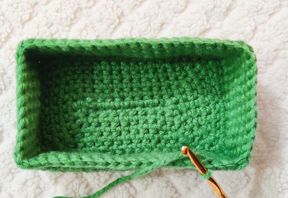 Make Your Own Rectangle Crochet Basket : 9 Steps (with Pictures ...