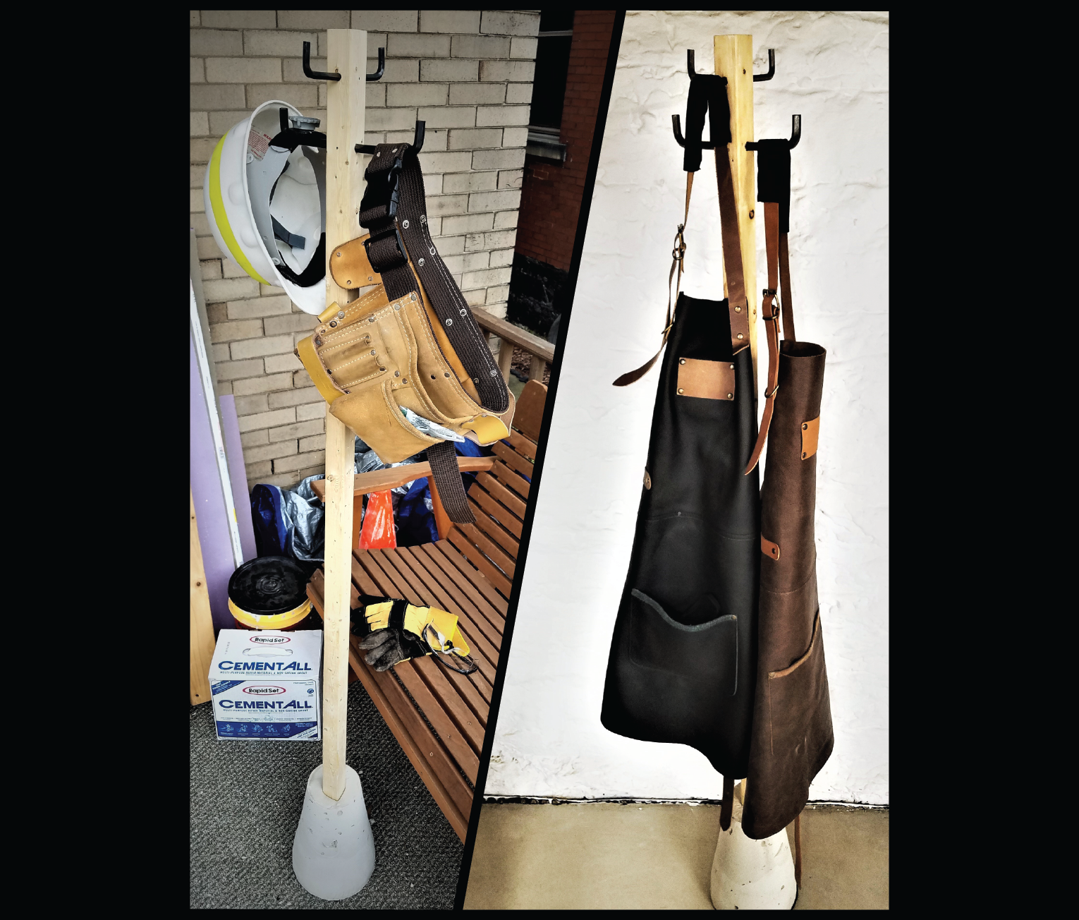 Industrial Freestanding Coat Rack : 10 Steps (with Pictures ...